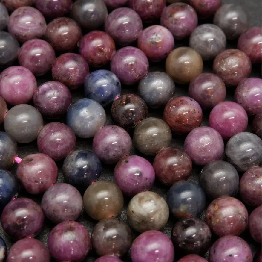 Corundum Beads | Ruby & Sapphire– Tejas Beads