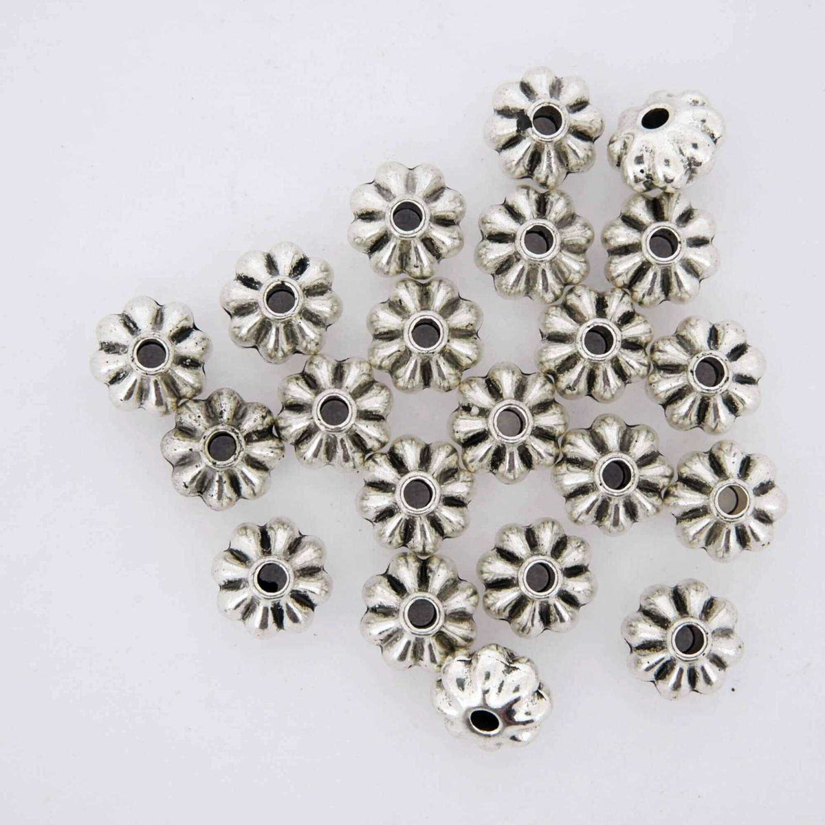 Bulb Shape Bead · Antique Silver Plated Finding · 7.5mm · 30pcs ...