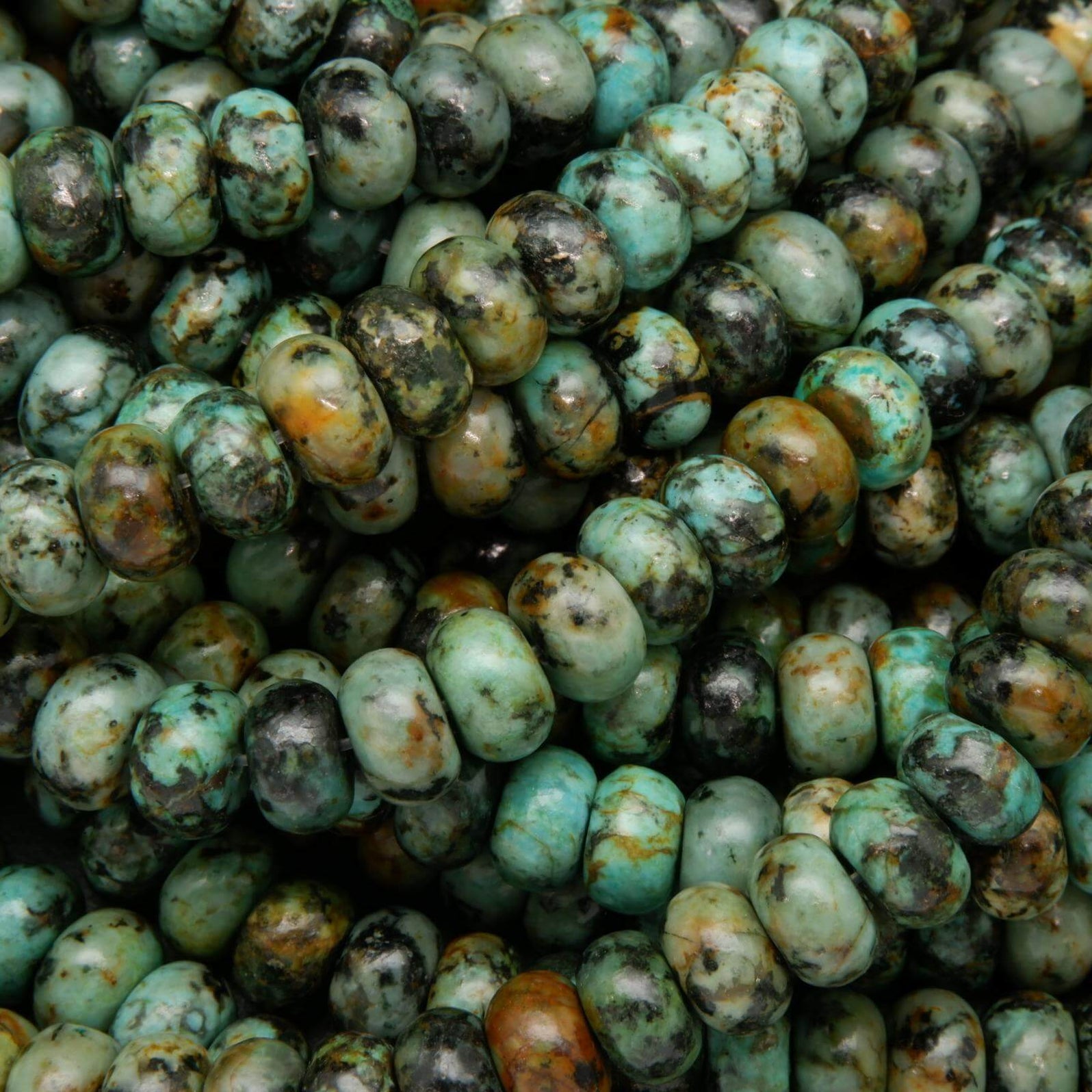 African Turquoise Beads | Natural Gemstone Beads– Tejas Beads