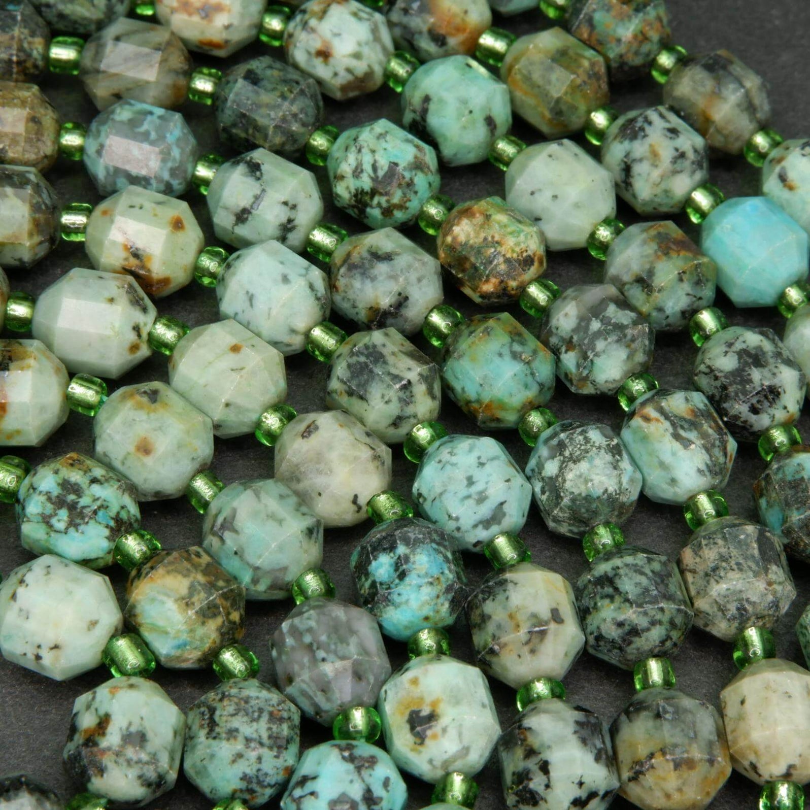 African Turquoise Beads | Natural Gemstone Beads– Tejas Beads