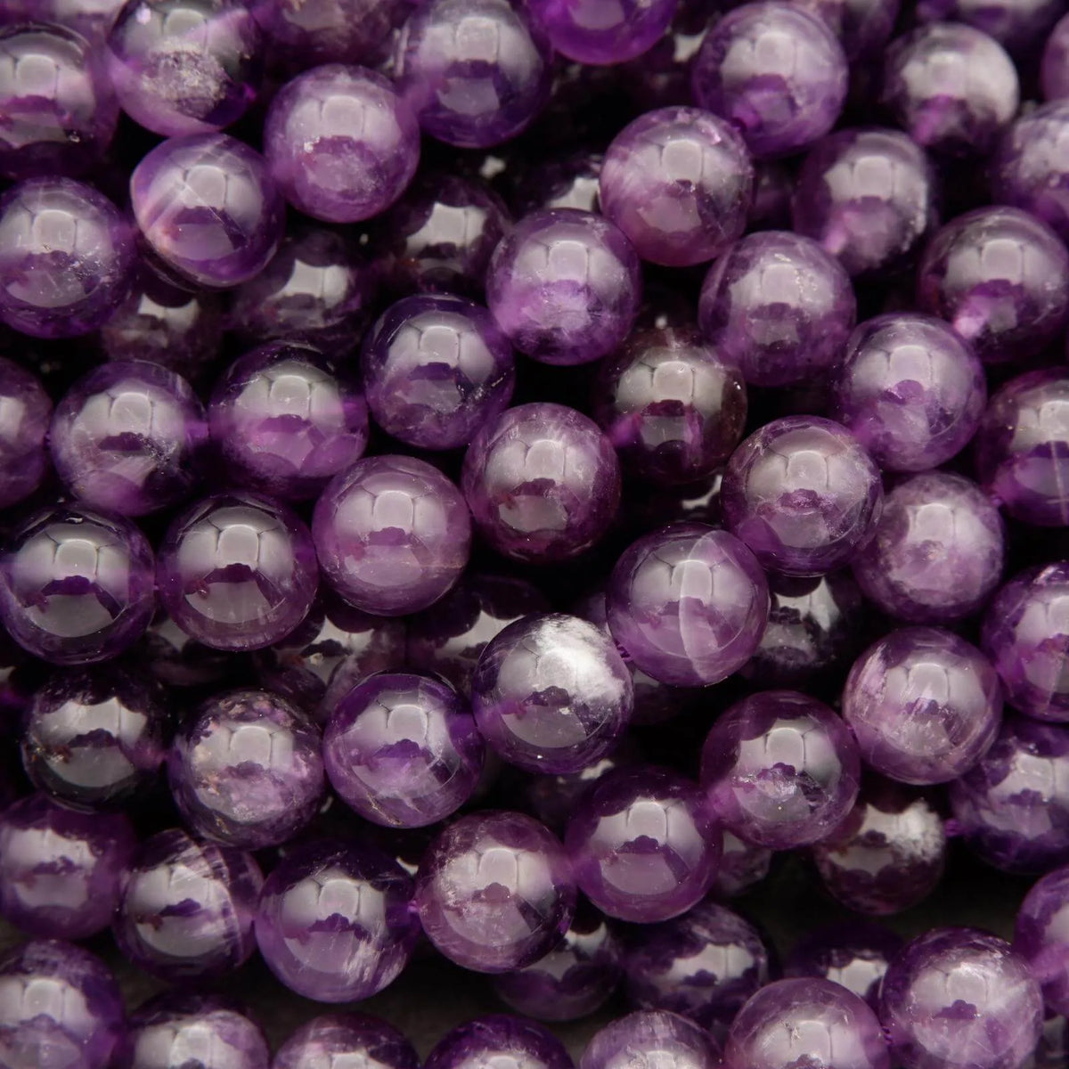 Amethyst · Smooth · Round · 8.5mm | Beads | Tejas Beads