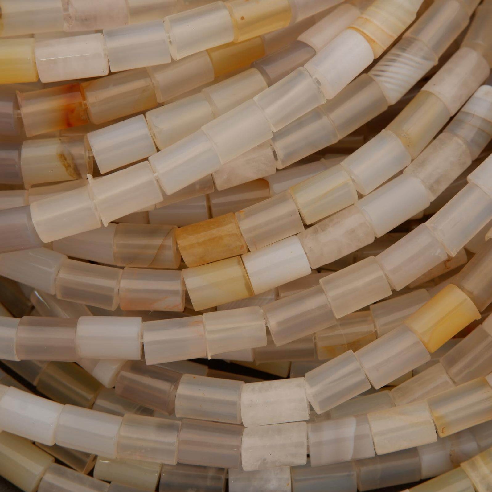 Tube Shape Beads | Gemstone Beads | Tejas Beads