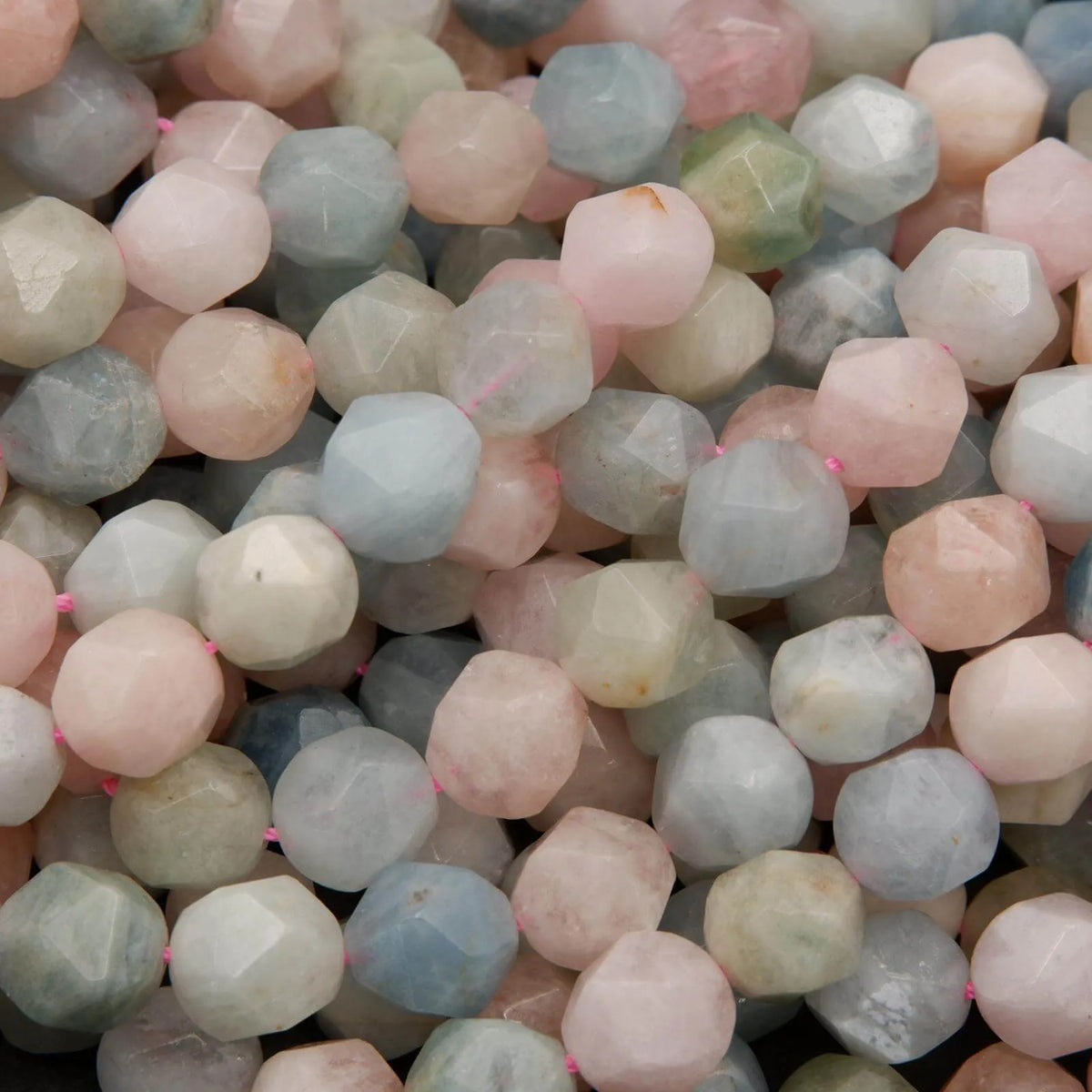 Beryl · Faceted Star Cut · Round · 10mm | Beads | Tejas Beads