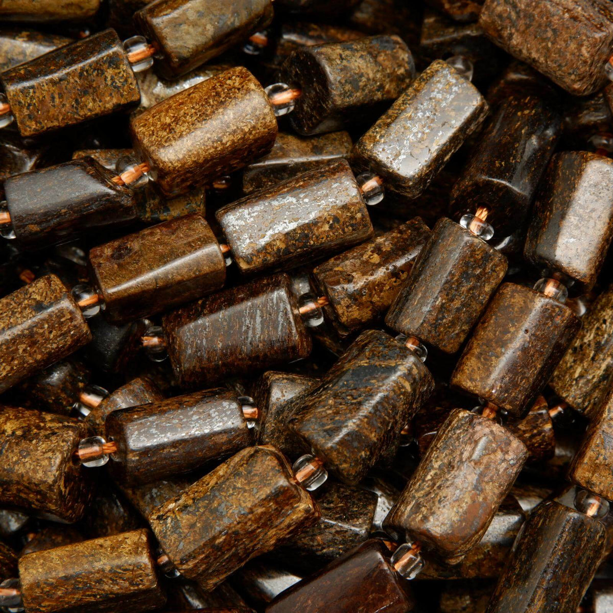 Bronze Color Beads | Gemstone Beads | Tejas Beads