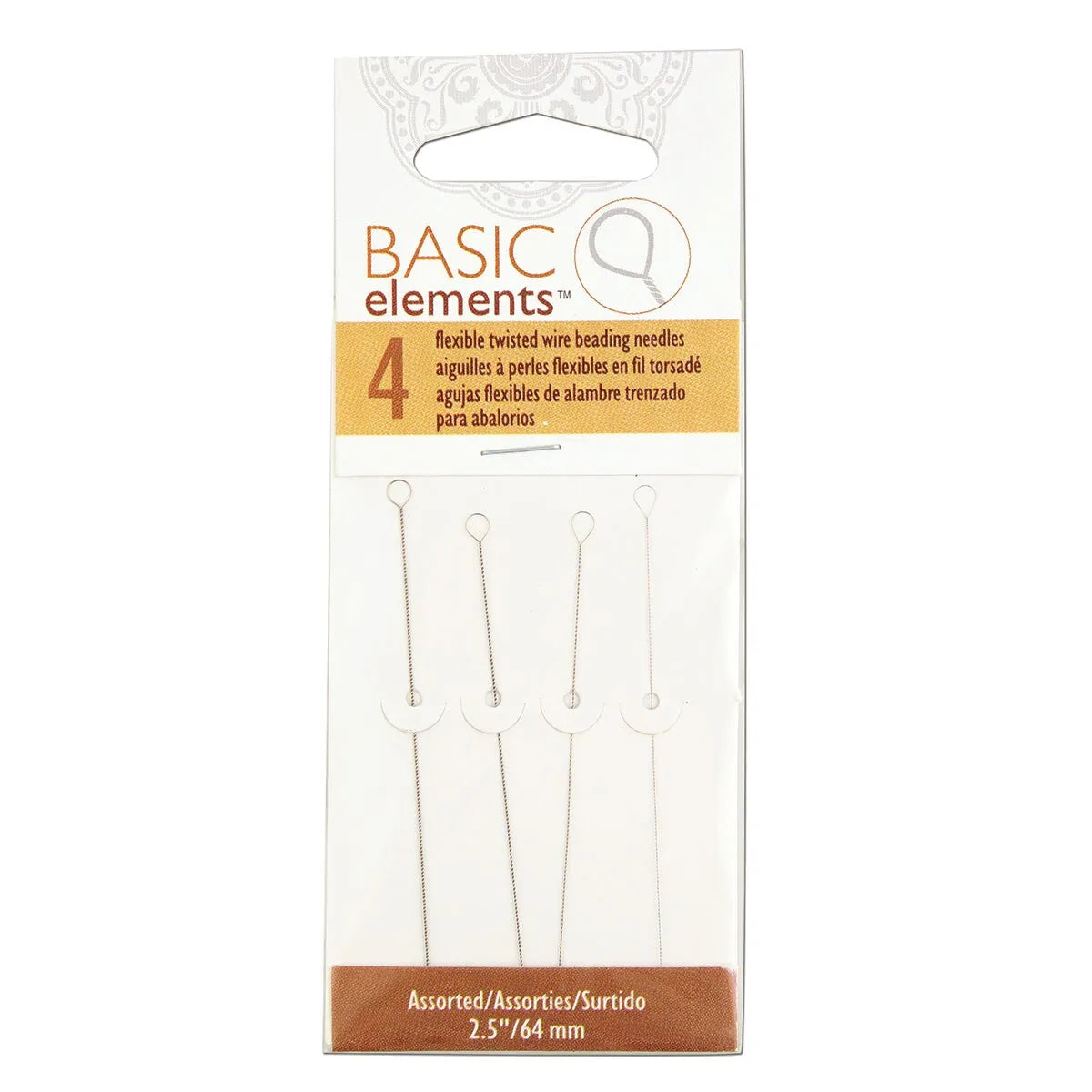 Twisted Wire Needles · 2.5 inch · Assorted Pack (EX F, F, M, H) · 4pcs ...