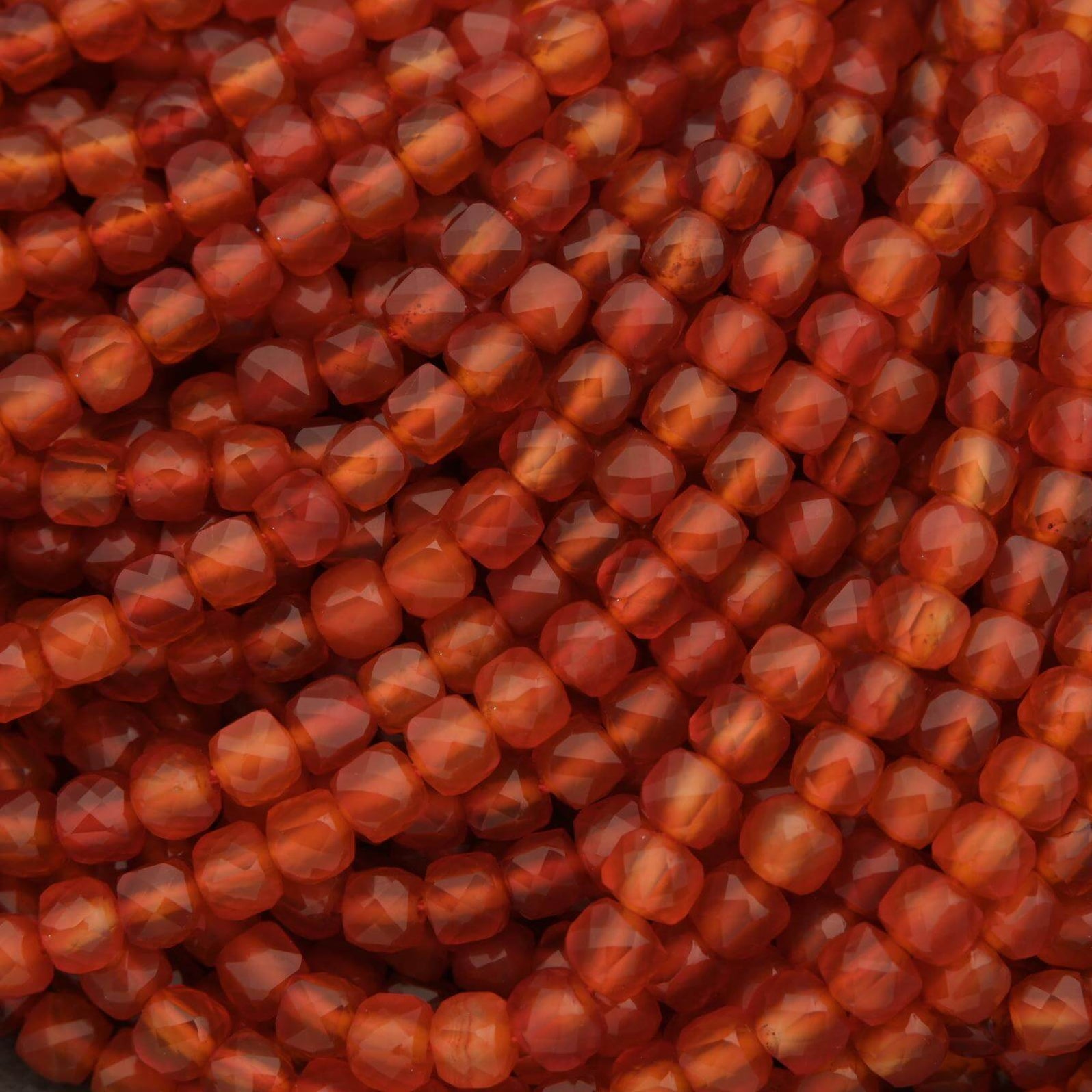 Red Gemstone Beads For Jewelry Making– Tejas Beads