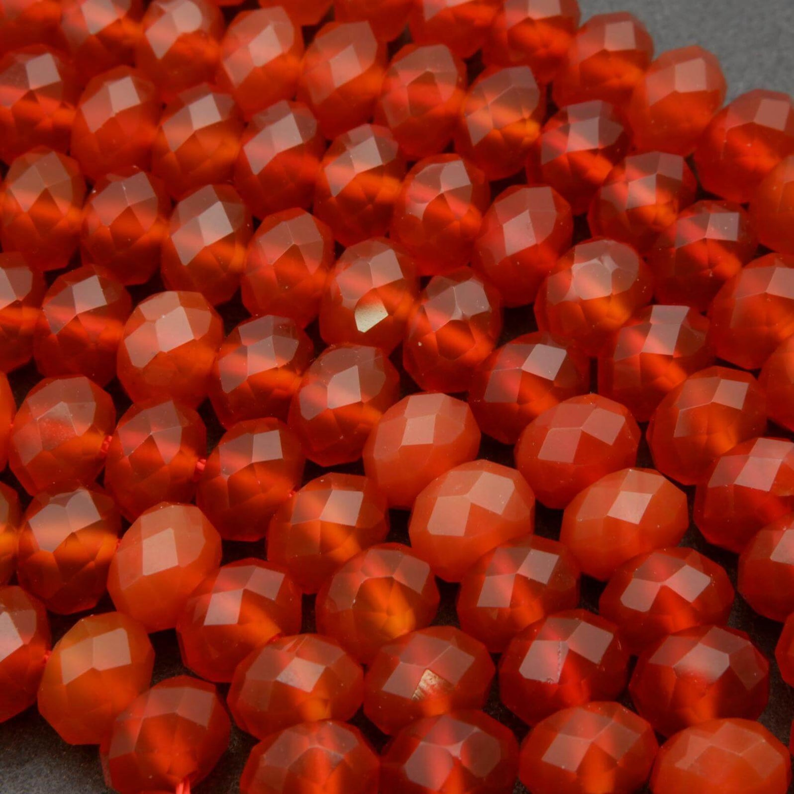 Red Gemstone Beads For Jewelry Making– Tejas Beads