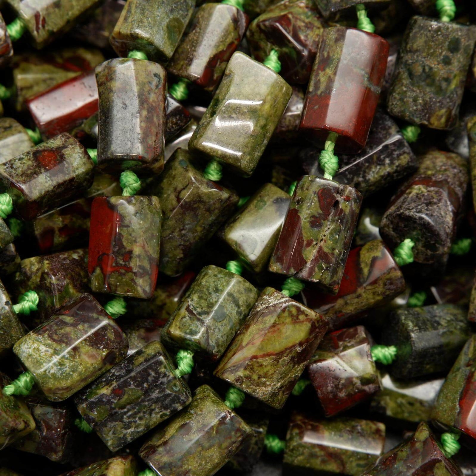 Dragon's Blood Jasper Beads– Tejas Beads
