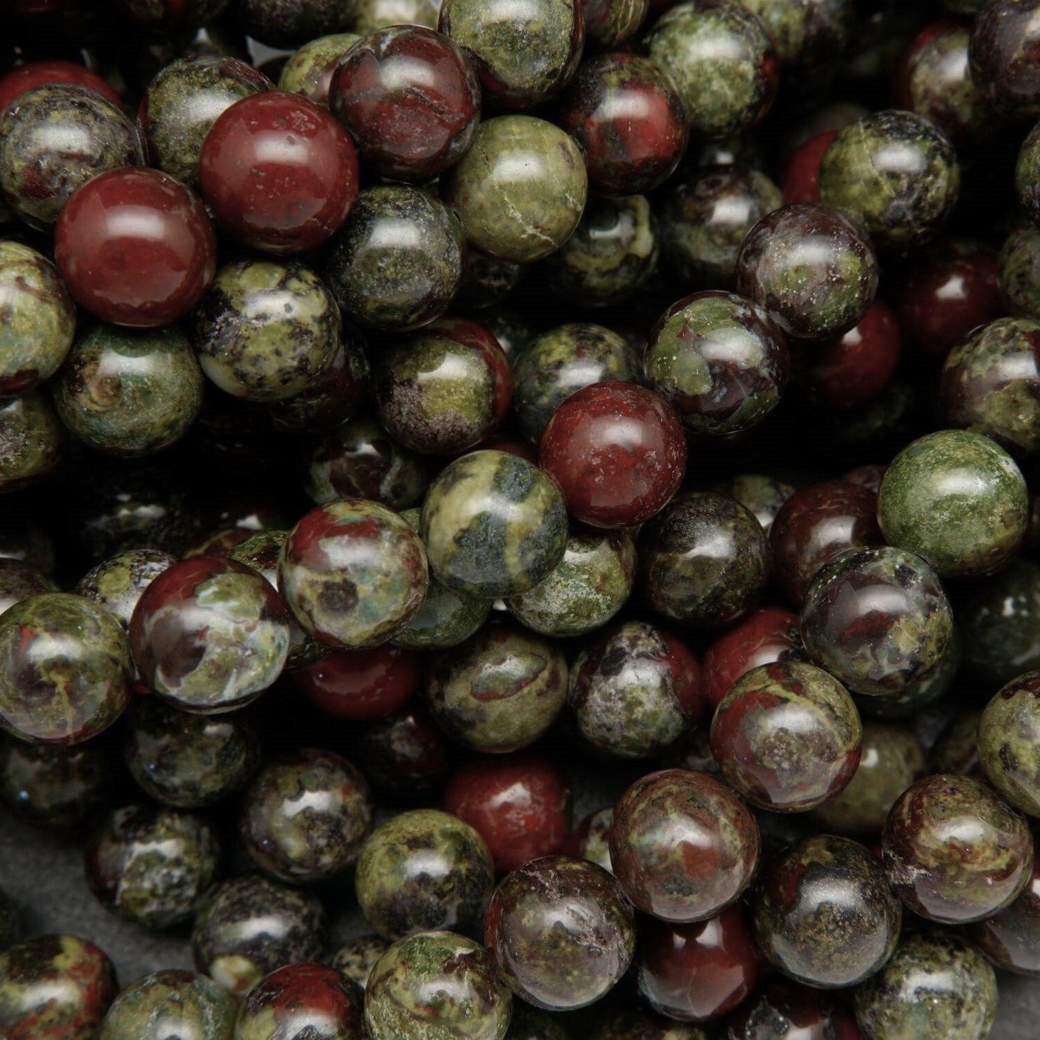 Dragon's Blood Jasper Beads – Tejas Beads