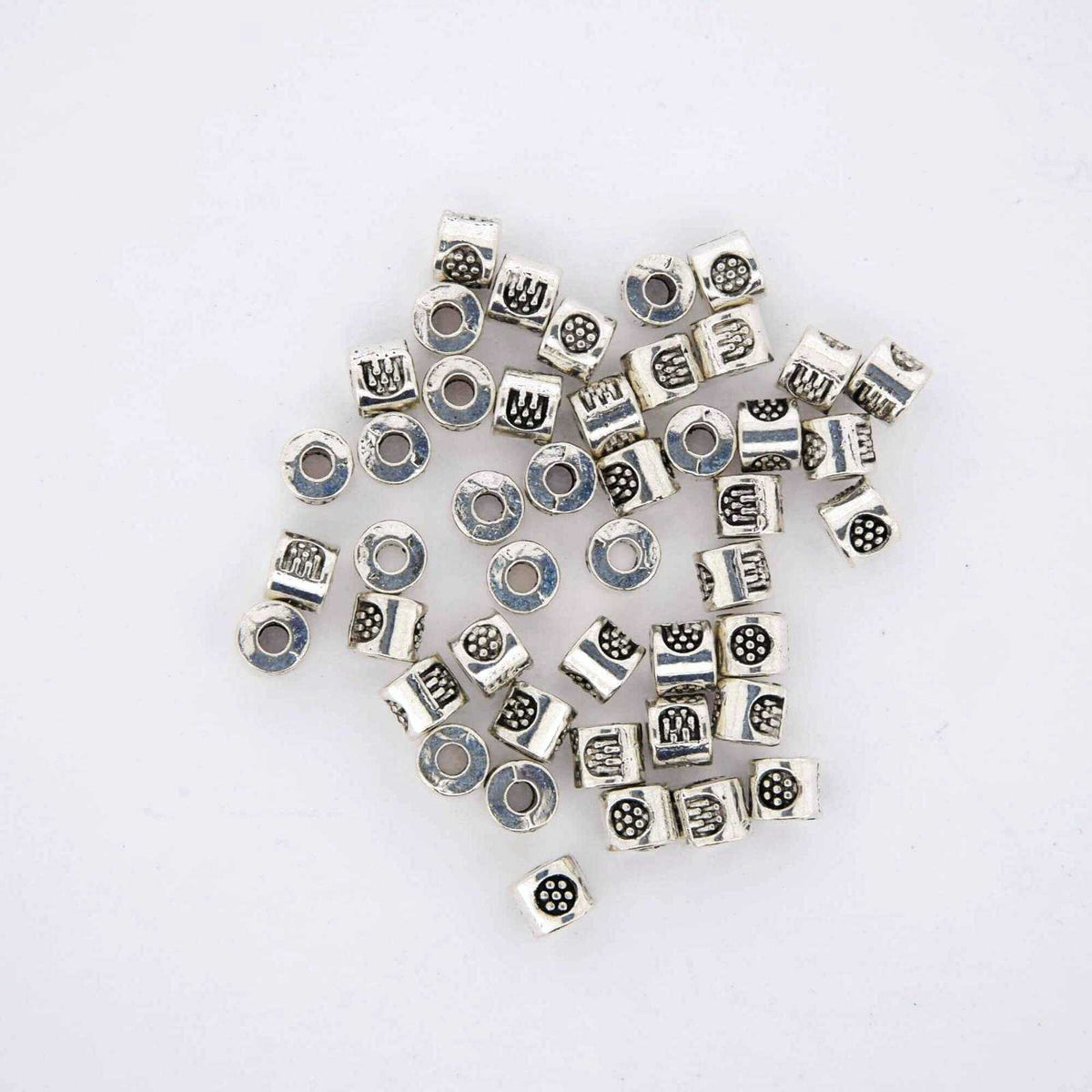 Bead · Antique Silver Plated Finding · 3.5mm · 190pcs | Finding | Tejas ...