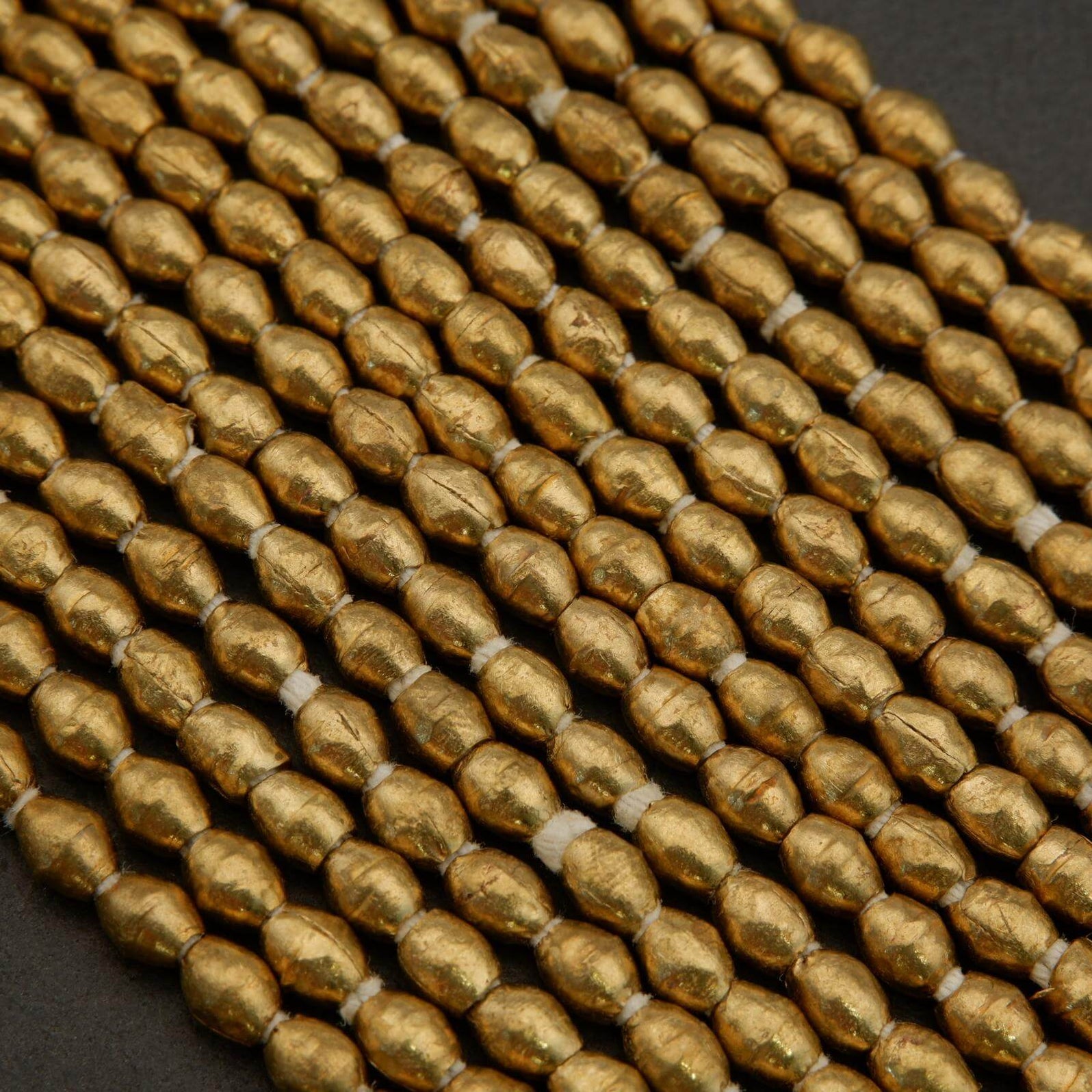 Gold Color Beads | Natural Gemstone Beads– Tejas Beads