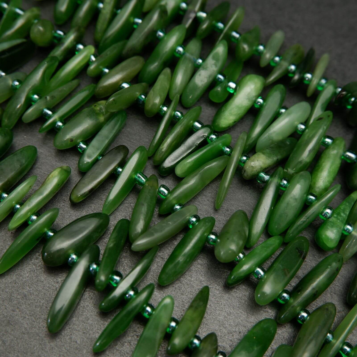 Jade Beads for Sale | Canadian Jade Beads | Yellow and Brown Jade Beads ...