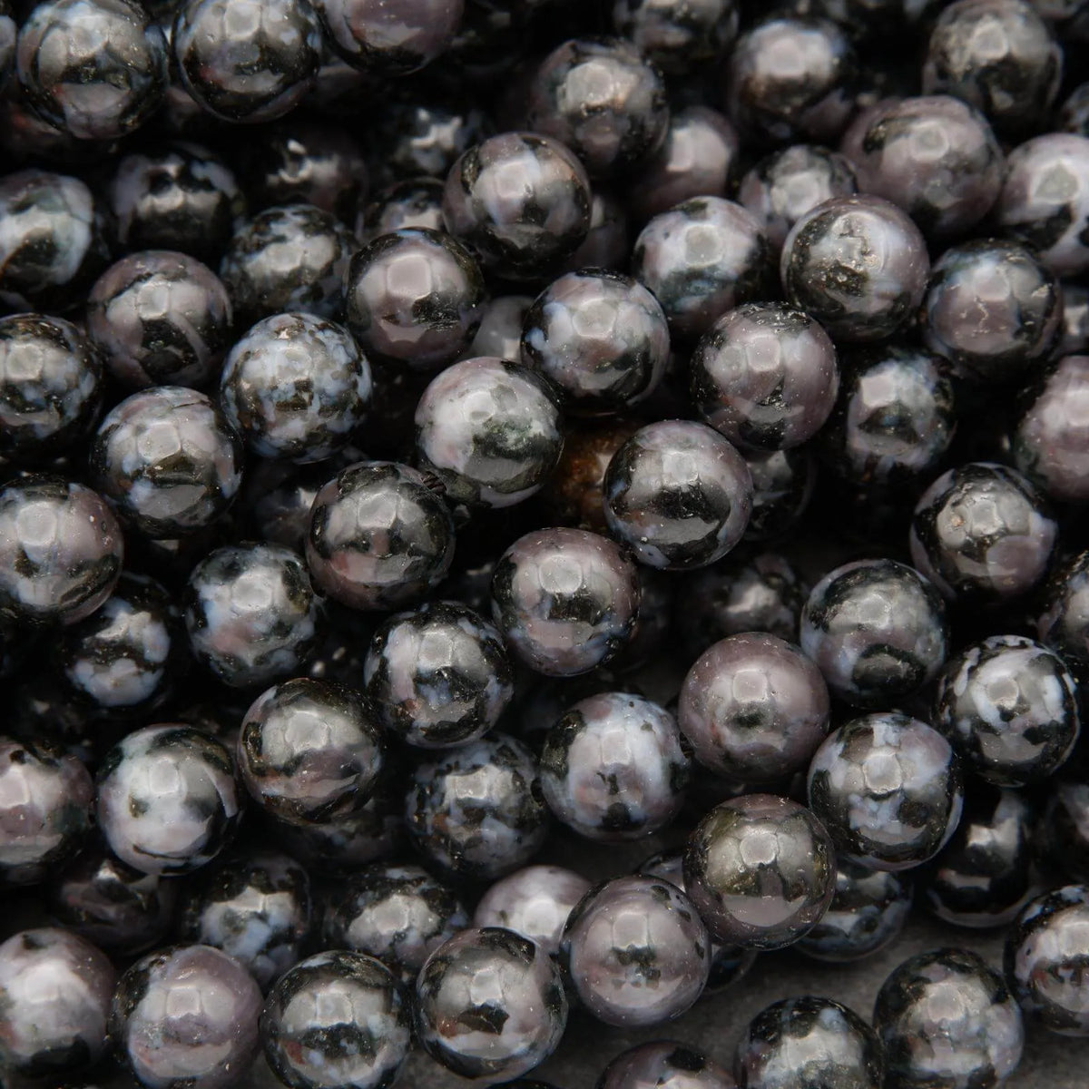 Natural Indigo Gabbro Beads | Mystic Merlinite Beads– Tejas Beads