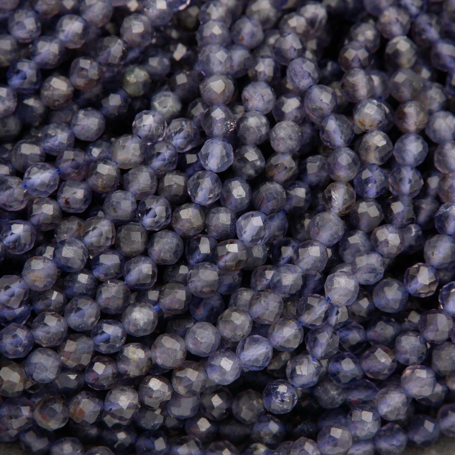Gorgeous Iolite Beads | Natural Gemstone Beads– Tejas Beads