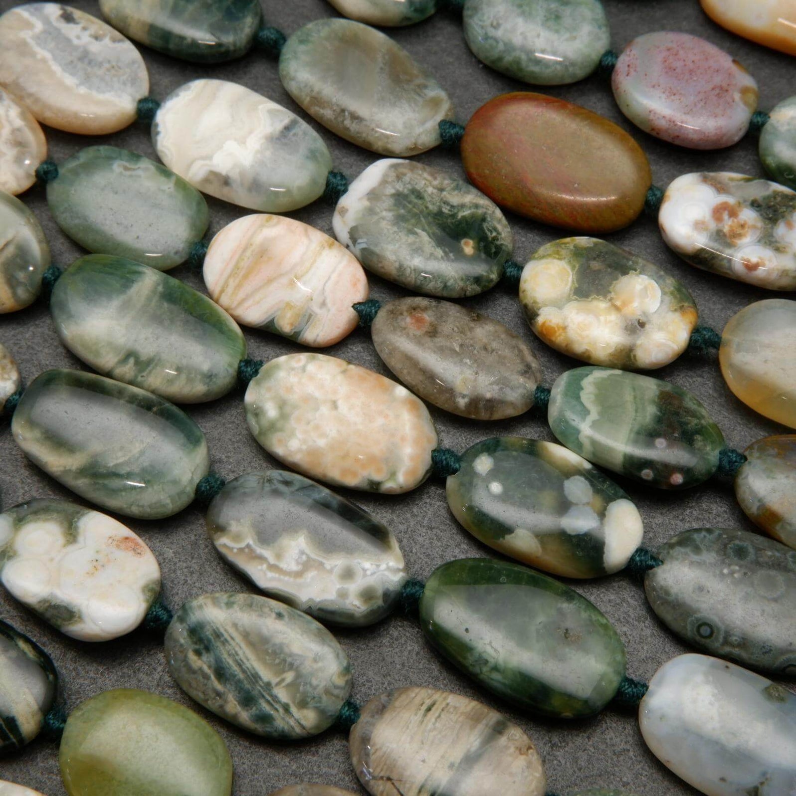 Ocean Jasper Beads | Natural Gemstone Beads– Tejas Beads