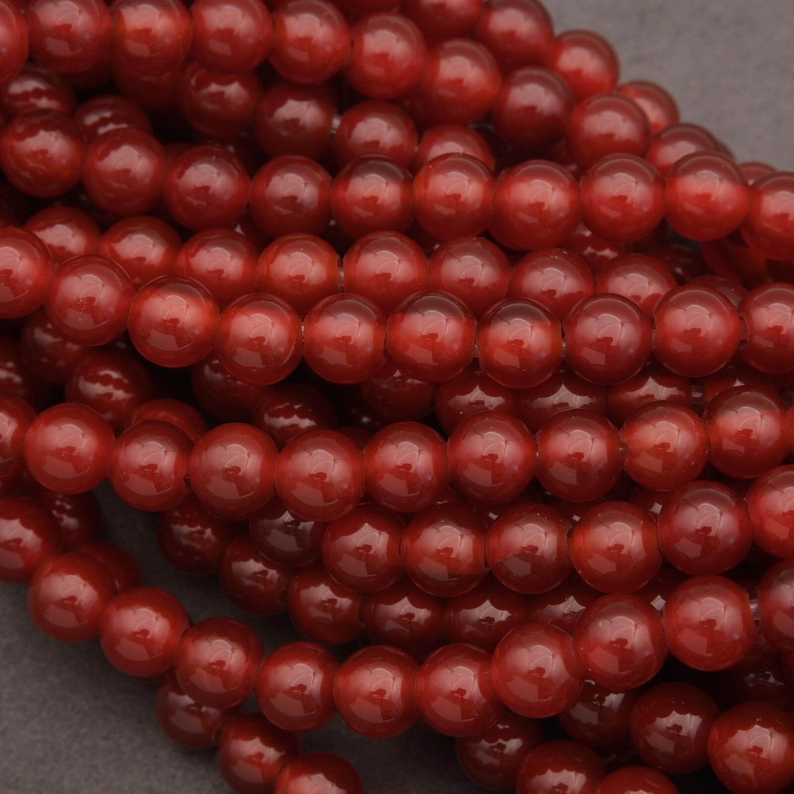 Red Gemstone Beads For Jewelry Making– Tejas Beads
