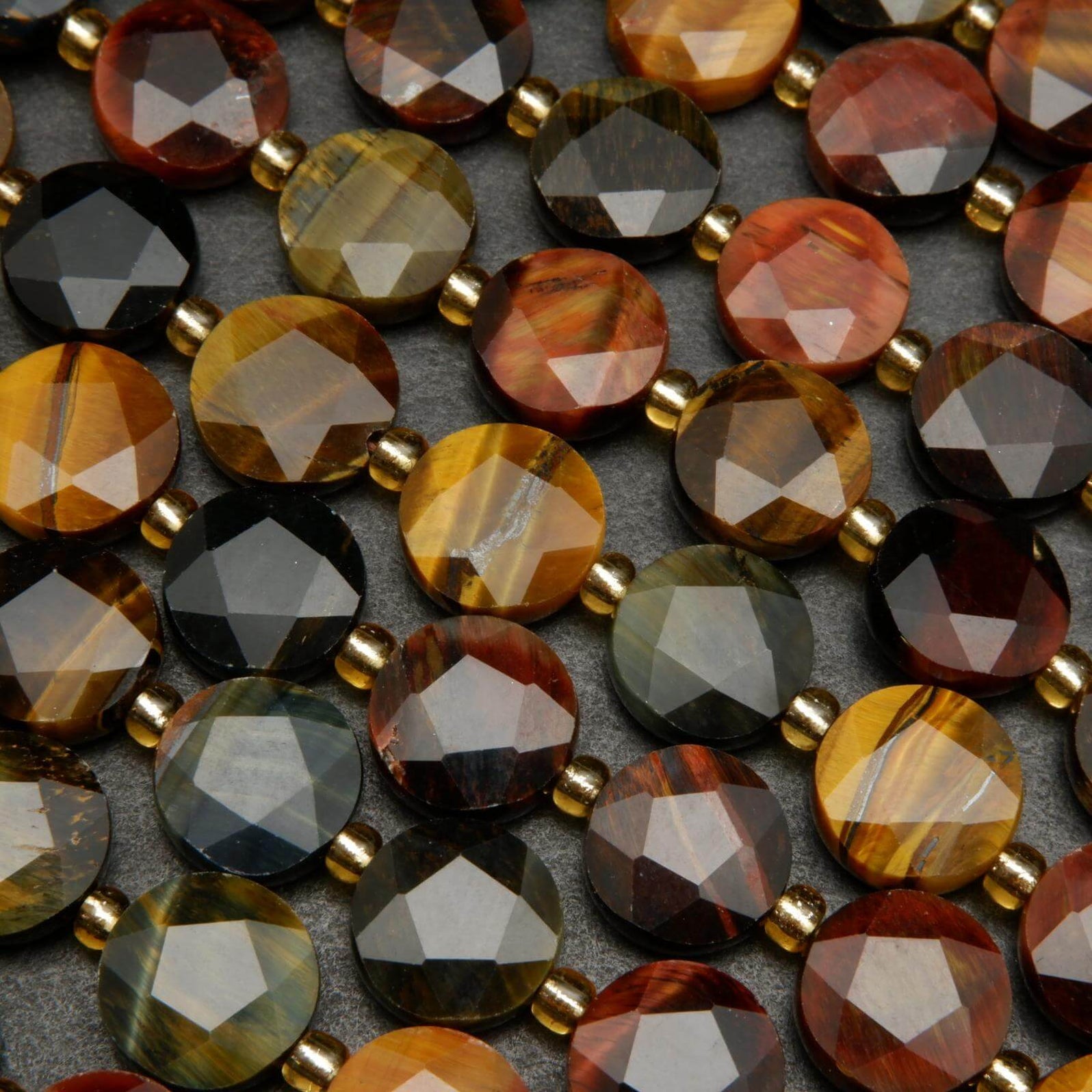 Faceted Beads - Natural Gemstone Beads for Jewelry Making | Tejas Beads