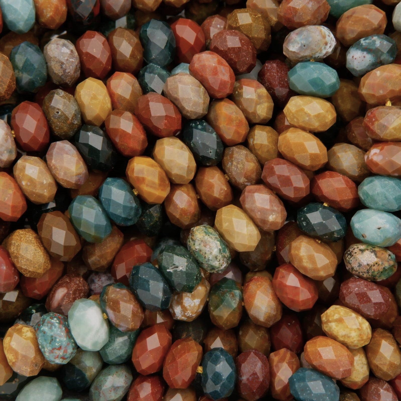 Ocean Jasper Beads | Natural Gemstone Beads– Tejas Beads