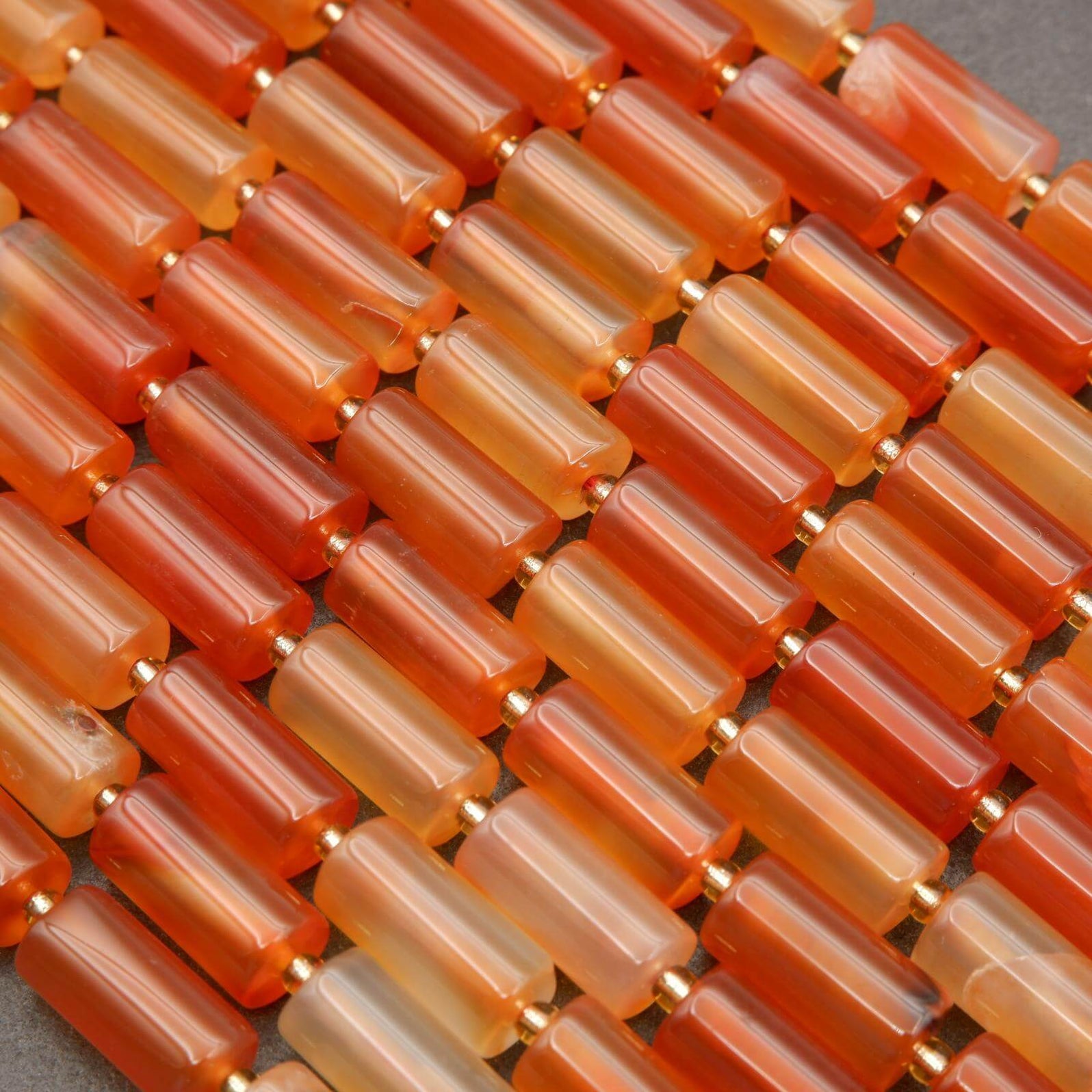 Tube Shape Beads | Gemstone Beads | Tejas Beads