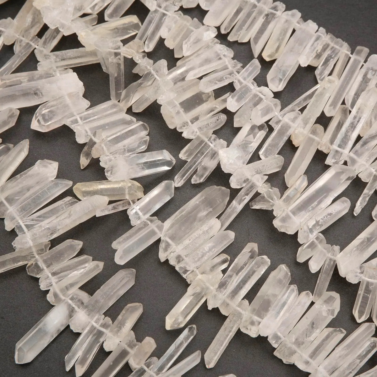 Clear Quartz · Smooth · Sticks · 6mm to 8mm | Beads | Tejas Beads