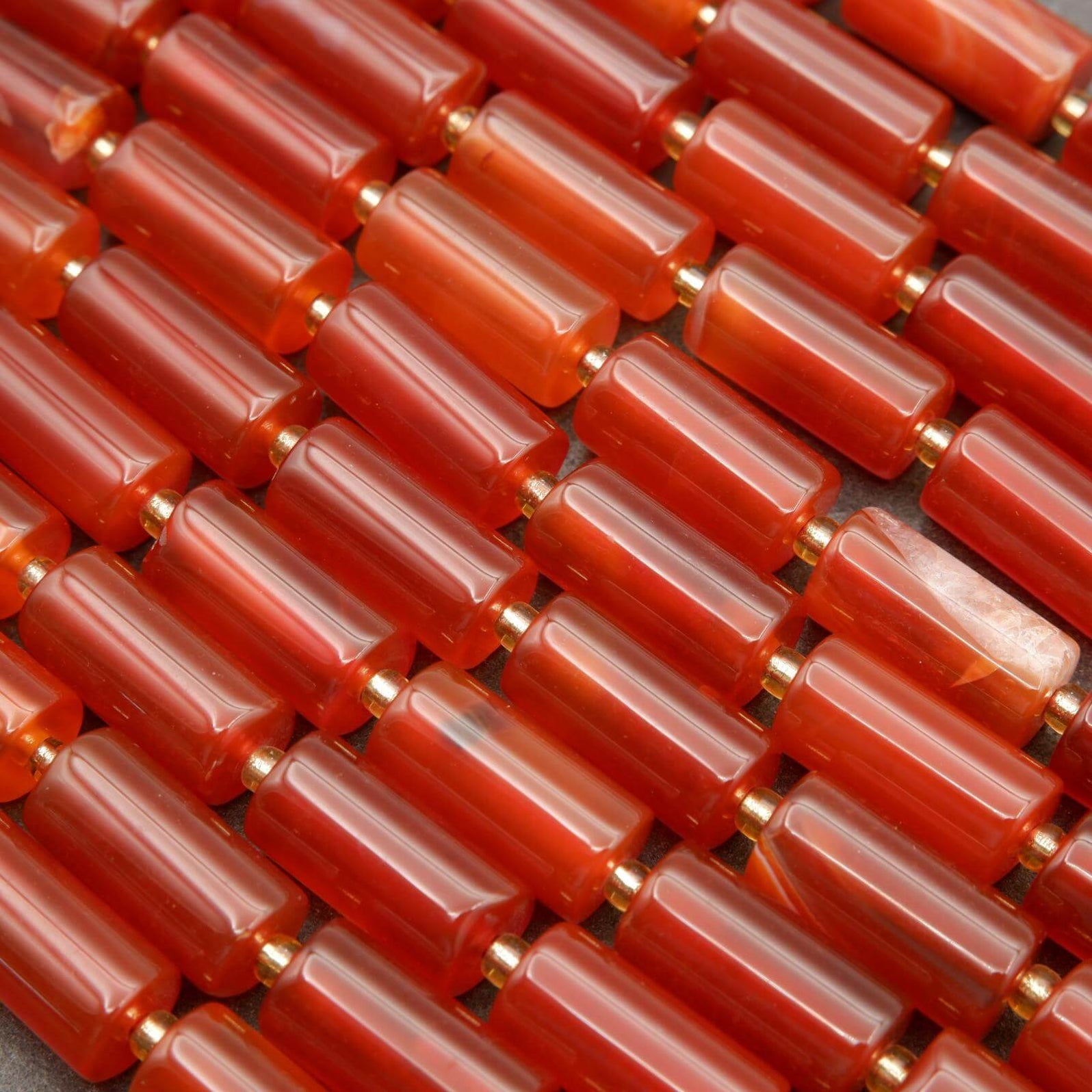 Red Gemstone Beads For Jewelry Making– Tejas Beads