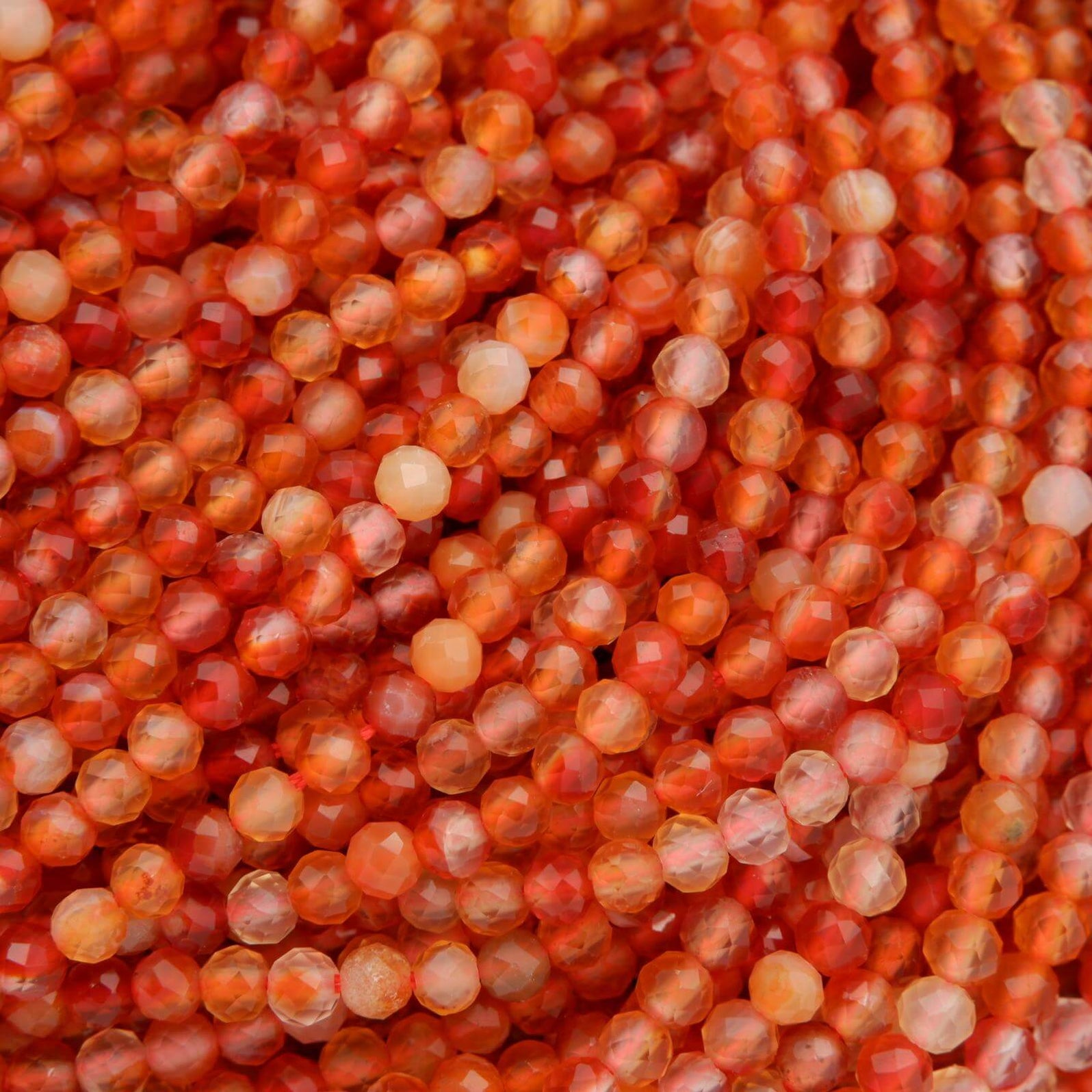 Red Gemstone Beads For Jewelry Making– Tejas Beads