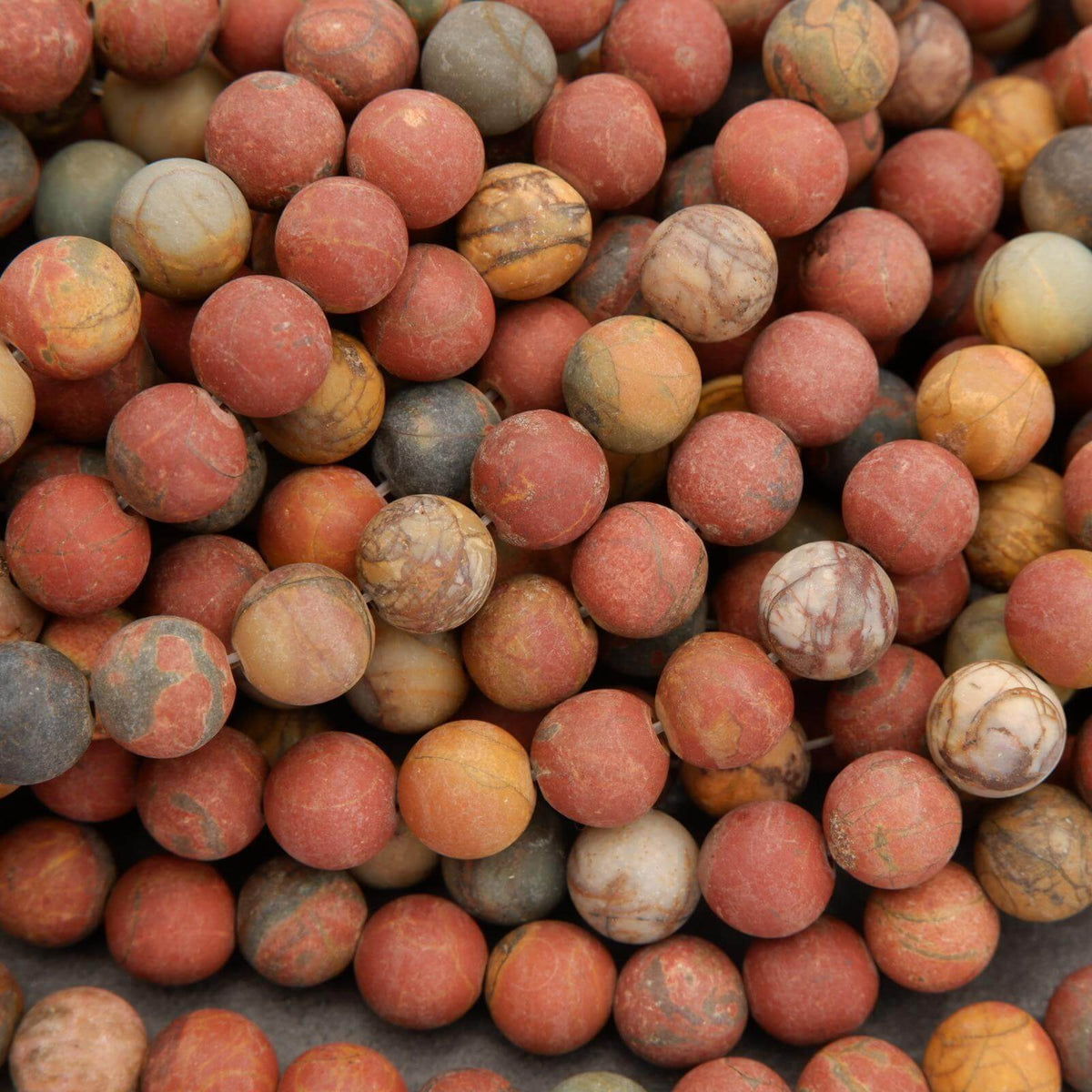 Red Creek Jasper Beads | Authentic Gemstone Beads | Free Shipping ...