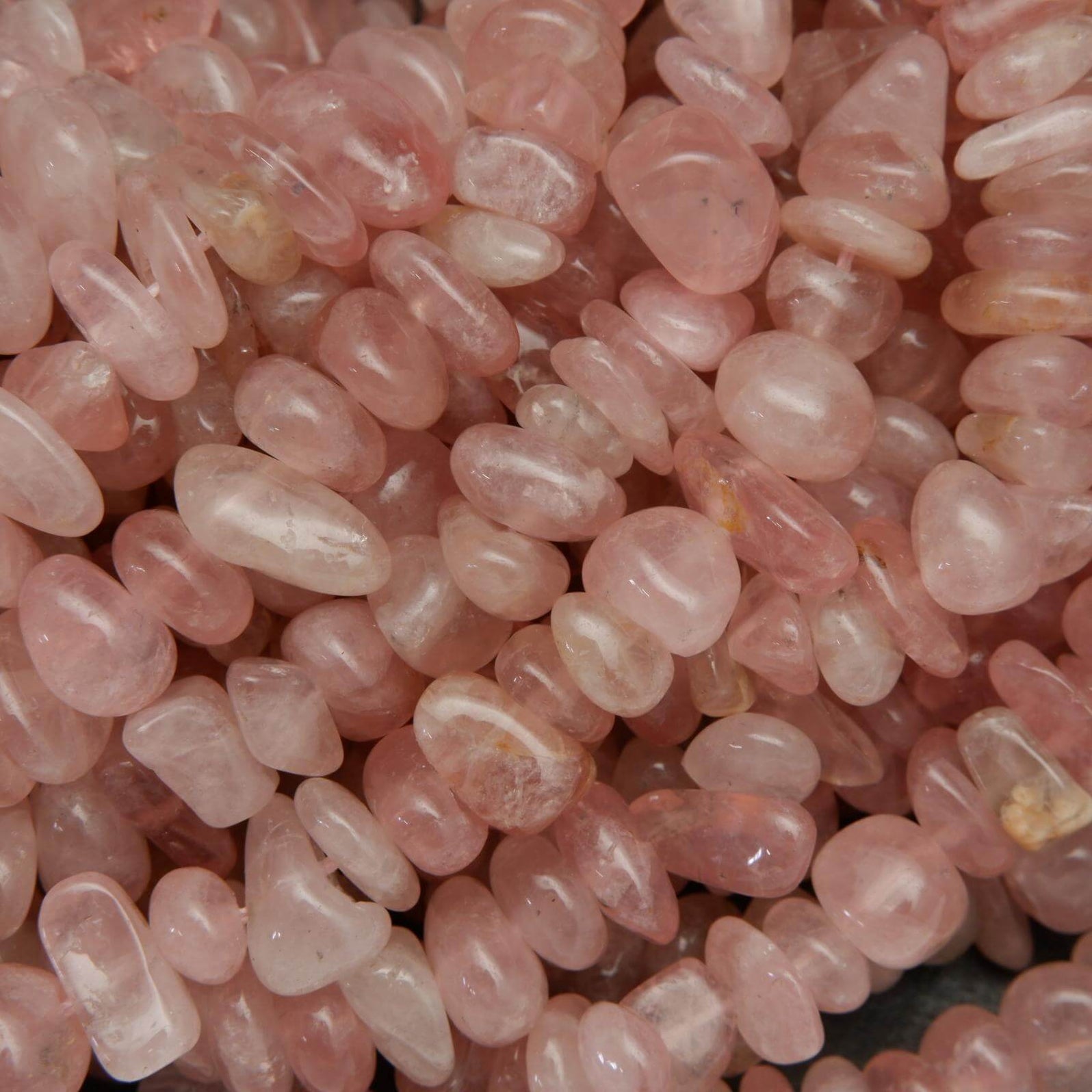 Rose Quartz Beads - Pink Gemstone Beads for Jewelry Making– Tejas Beads