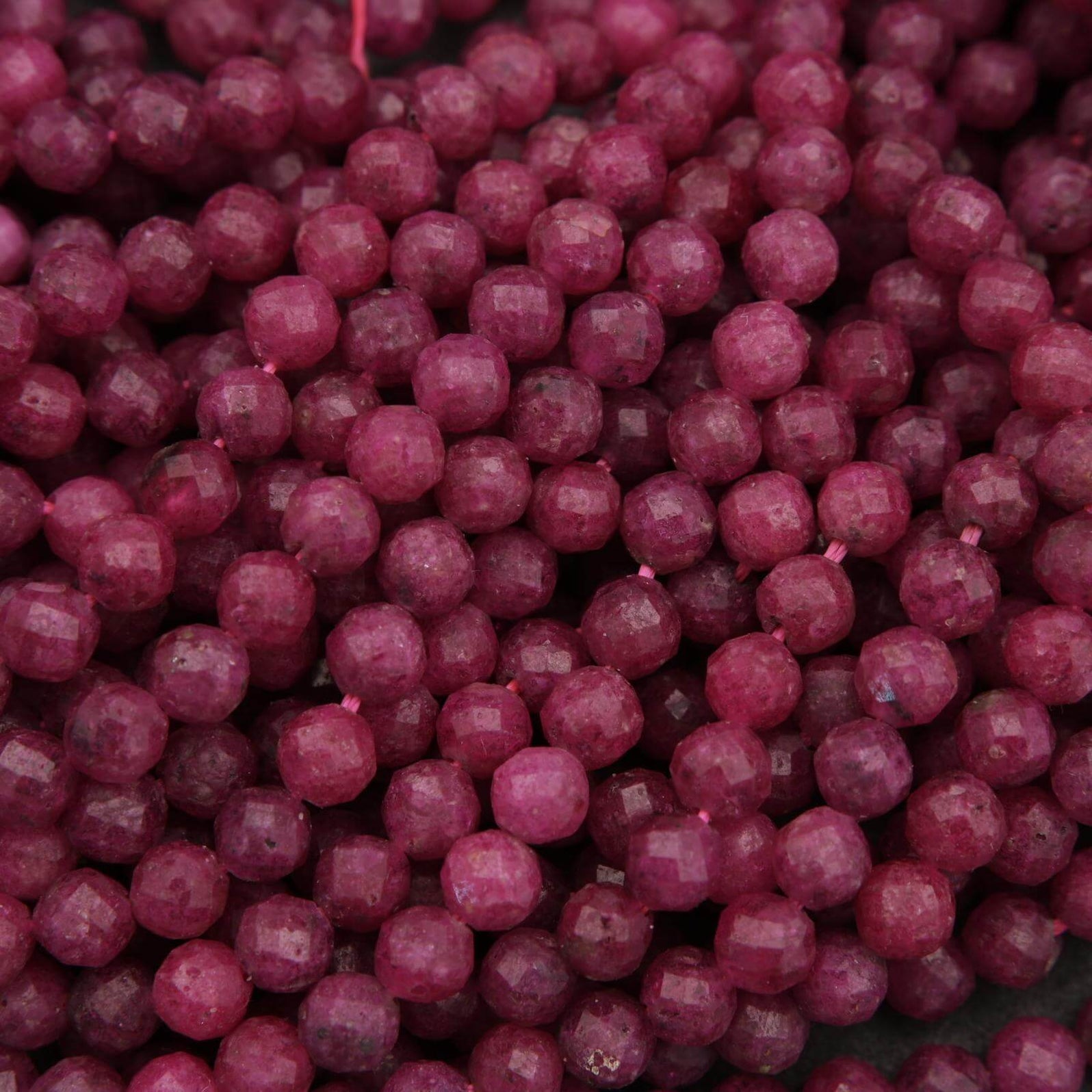 Red Gemstone Beads For Jewelry Making– Tejas Beads
