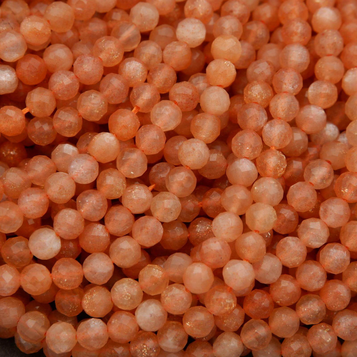 Glistening Sunstone Beads | Tejas Beads