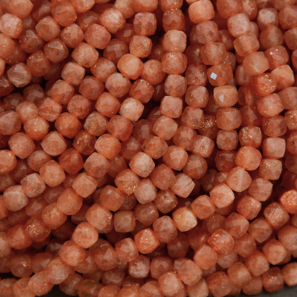 Glistening Sunstone Beads | Tejas Beads