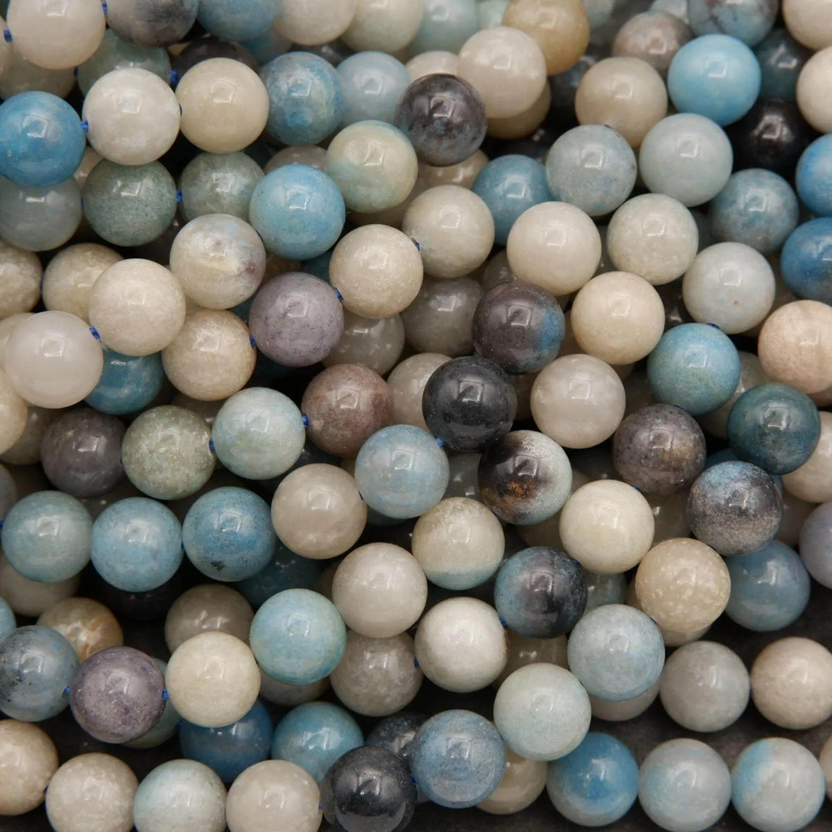 Trolleite · Smooth · Round · 4mm, 6mm, 8mm, 10mm | Beads | Tejas Beads