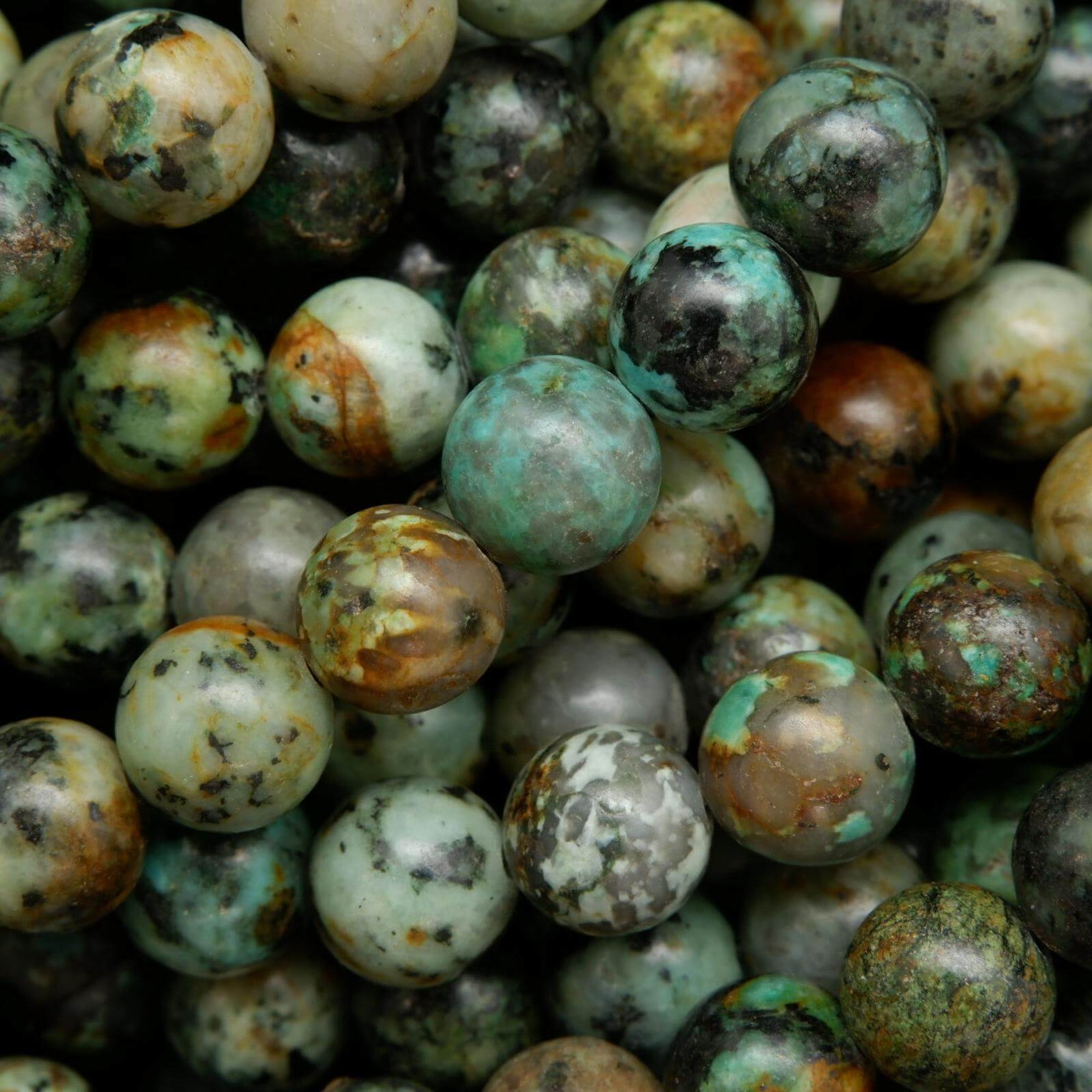 African Turquoise Beads | Natural Gemstone Beads– Tejas Beads