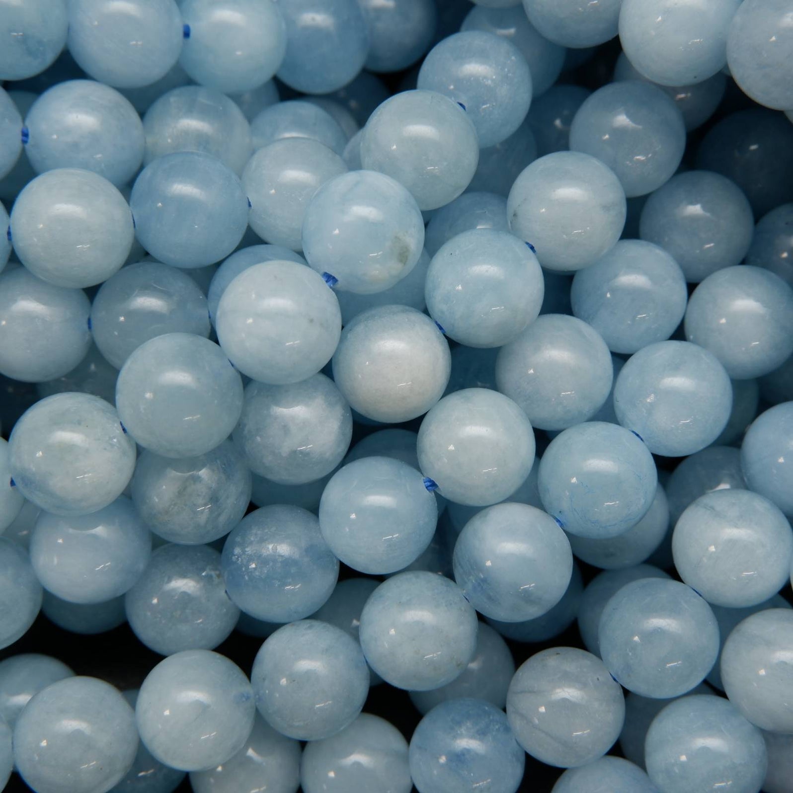 Natural Aquamarine Beads | Gemstone Beads– Tejas Beads
