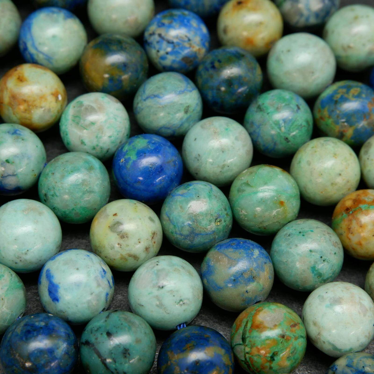 Genuine Azurite Beads | Authentic Stone Beads | Free Shipping– Tejas Beads