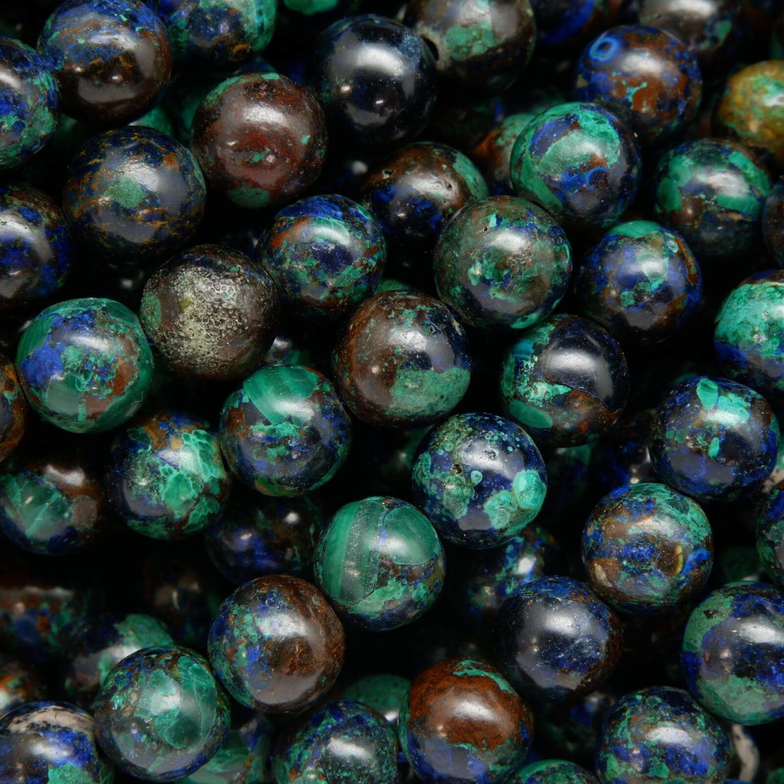Genuine Azurite Beads | Authentic Stone Beads | Free Shipping– Tejas Beads