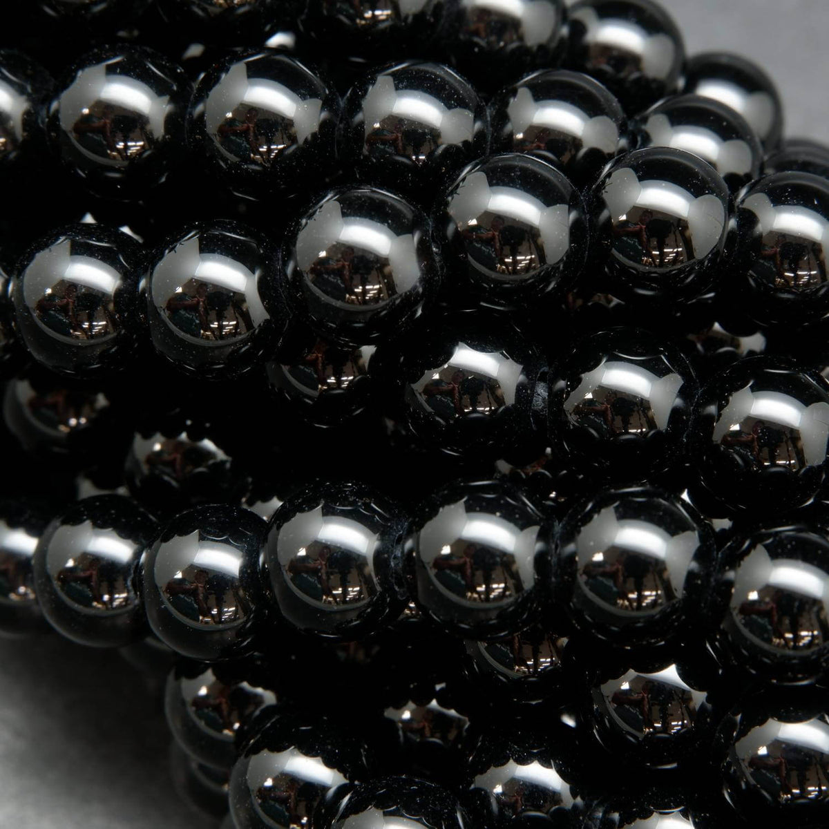 Black Gemstone Beads For Jewelry Making | Tejas Beads