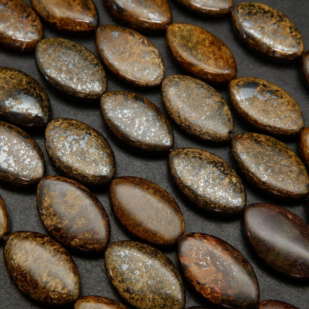 Oval Gemstone Beads For Jewelry Making | Tejas Beads