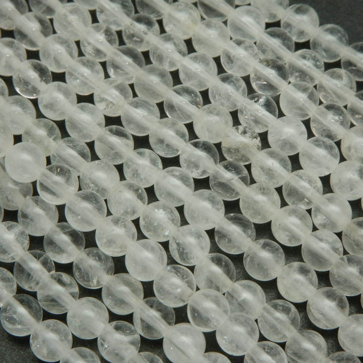 Natural Clear Quartz Beads | Authentic Gemstone Beads | Tejas Beads