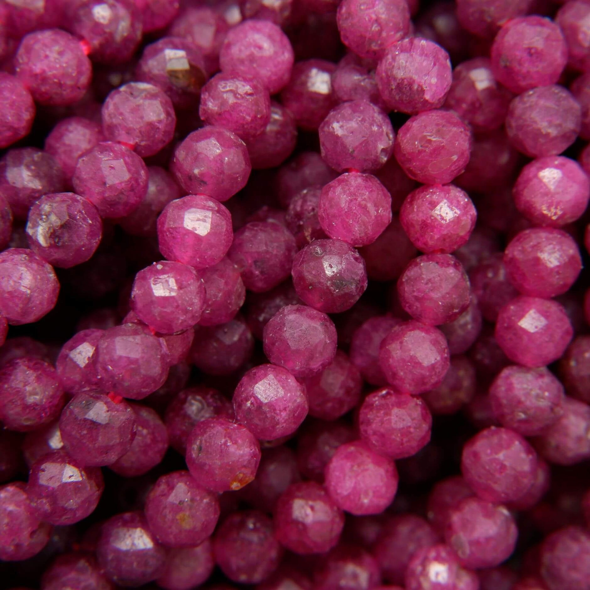 Red Gemstone Beads For Jewelry Making– Tejas Beads