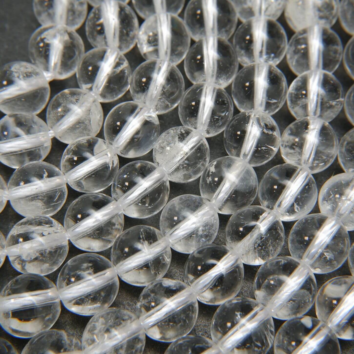 Natural Clear Quartz Beads | Authentic Gemstone Beads | Tejas Beads