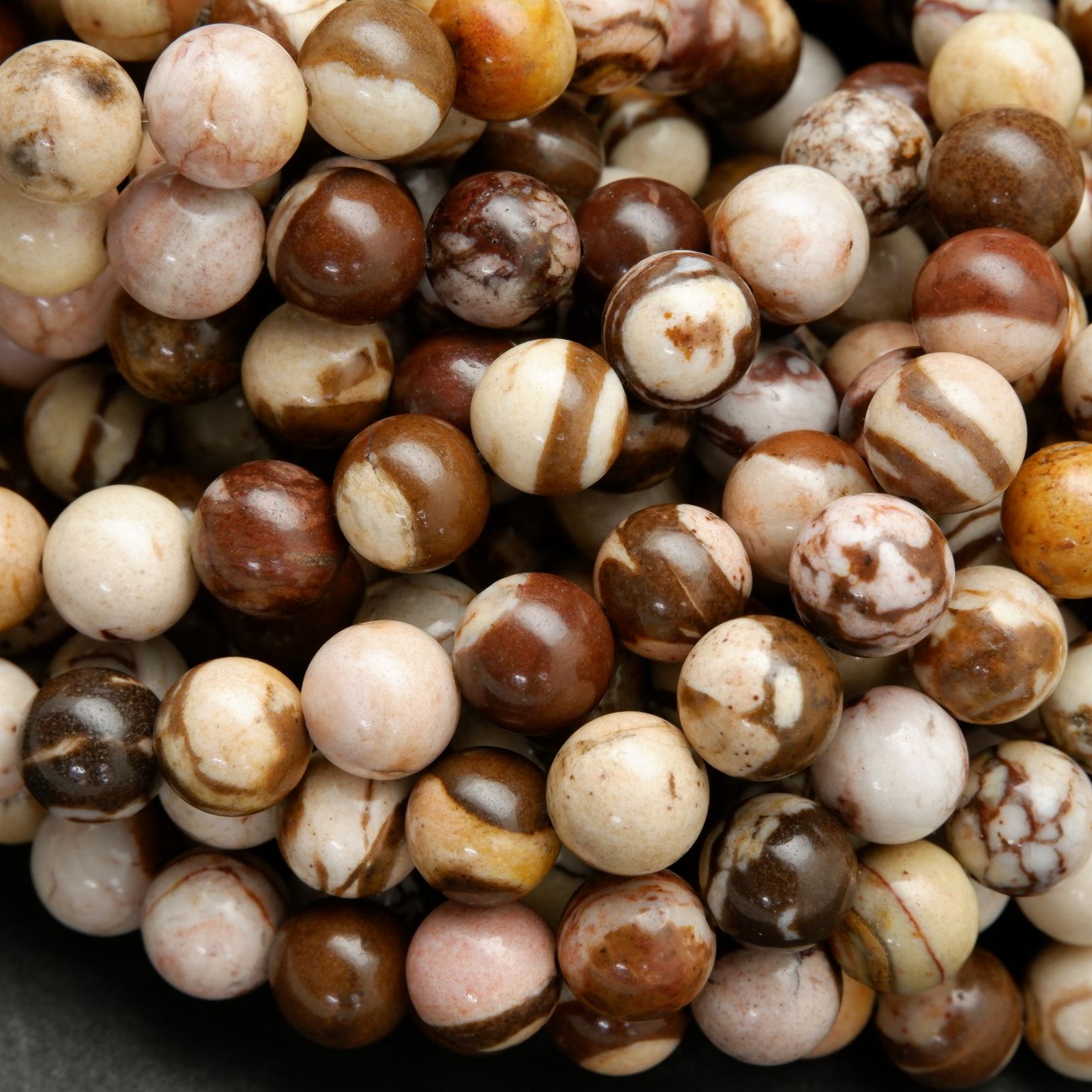 Zebra Jasper Beads | Natural Gemstone Beads | Free Shipping– Tejas Beads