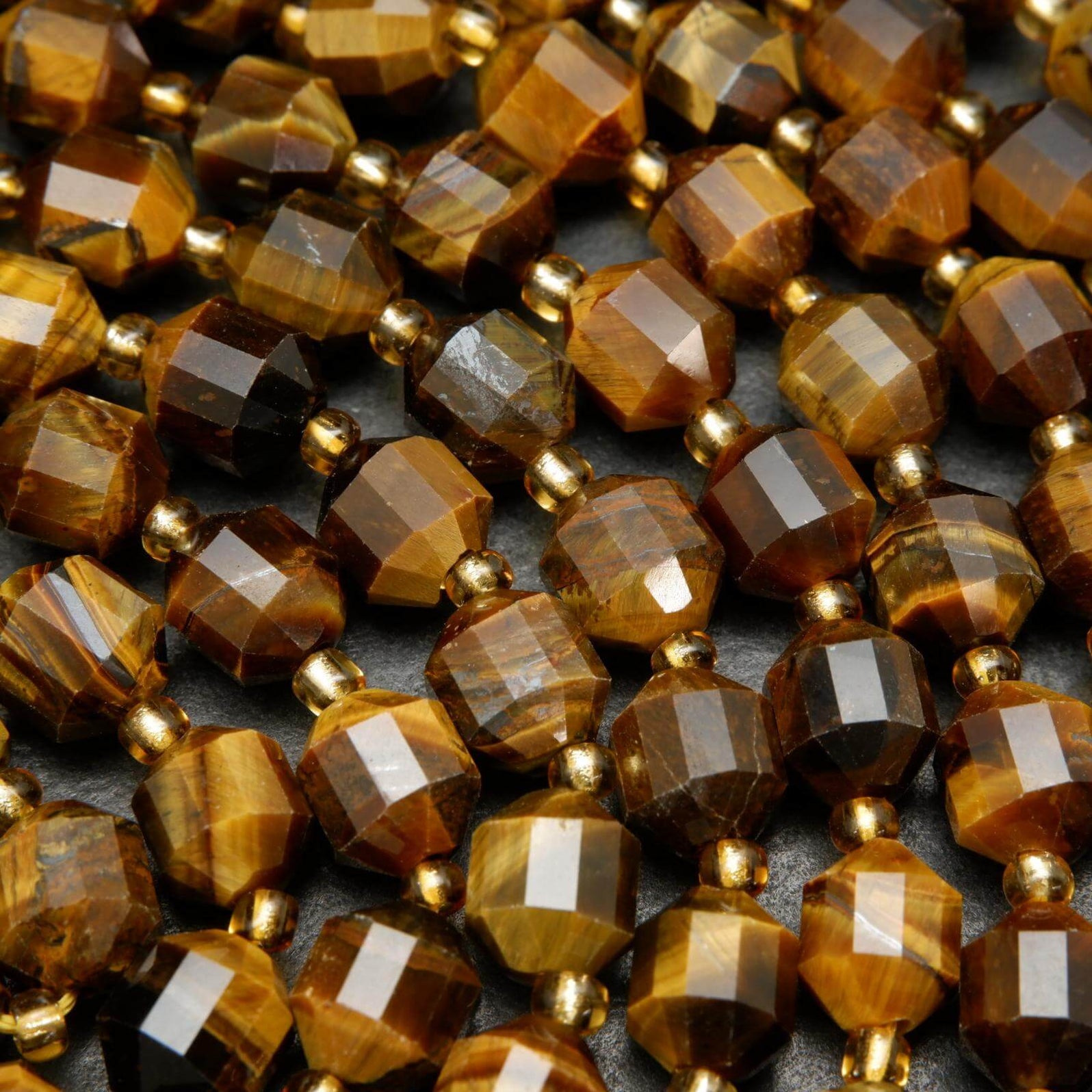 Prism Shape Beads | Natural Gemstone Beads | Tejas Beads