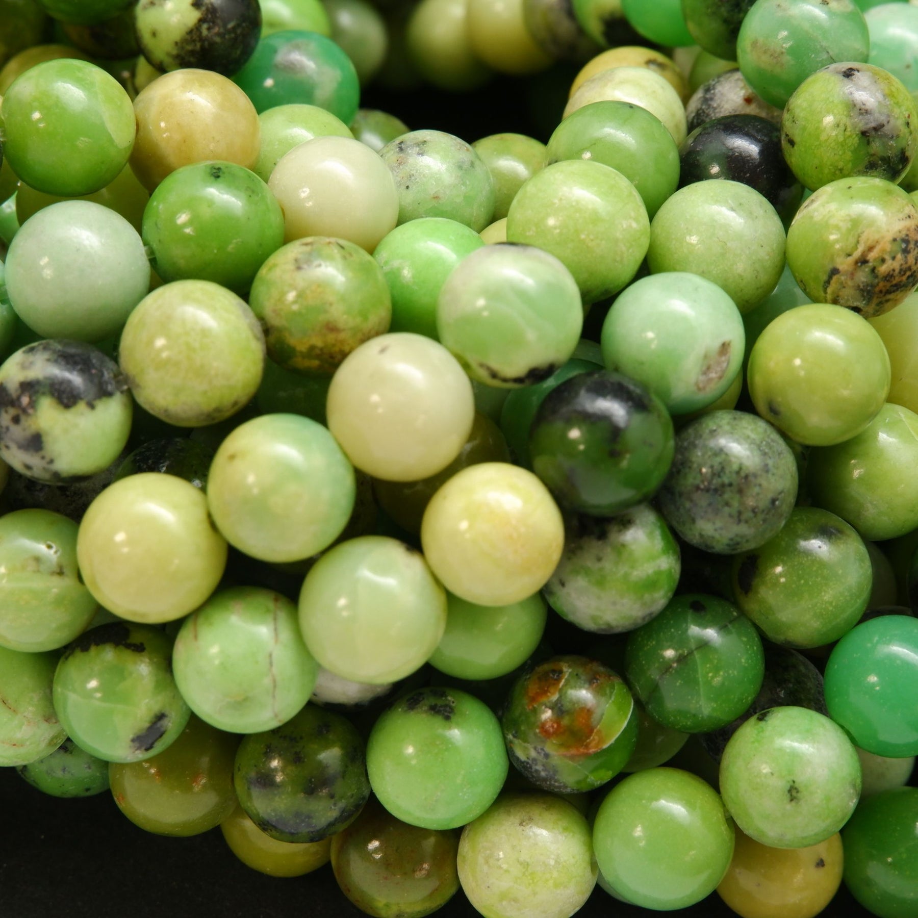 Green Beads For Jewelry Making | Tejas Beads