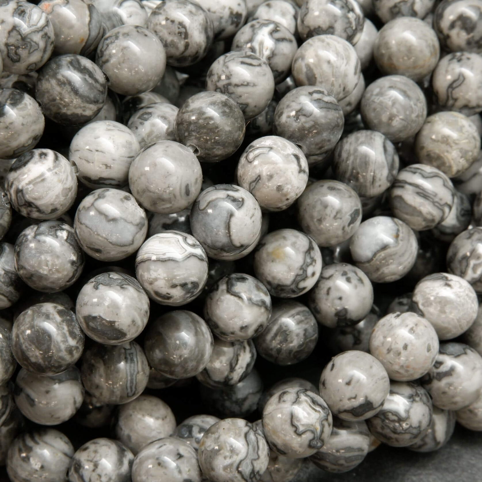 Crazy Lace Agate Beads | Natural Gemstone Beads | Tejas Beads