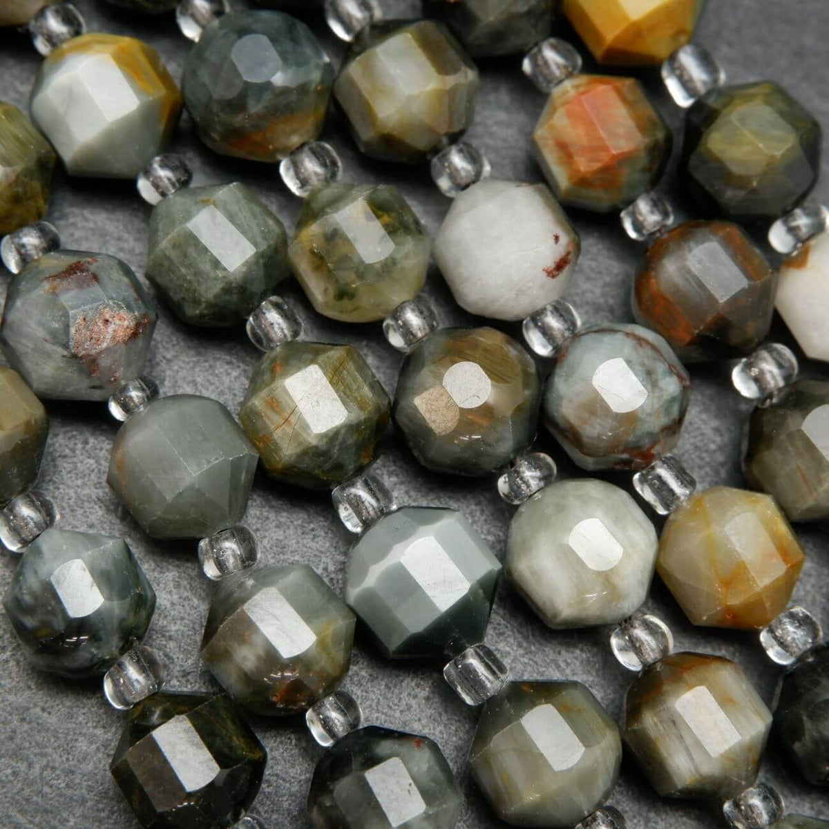 Faceted Beads - Natural Gemstone Beads for Jewelry Making | Tejas Beads