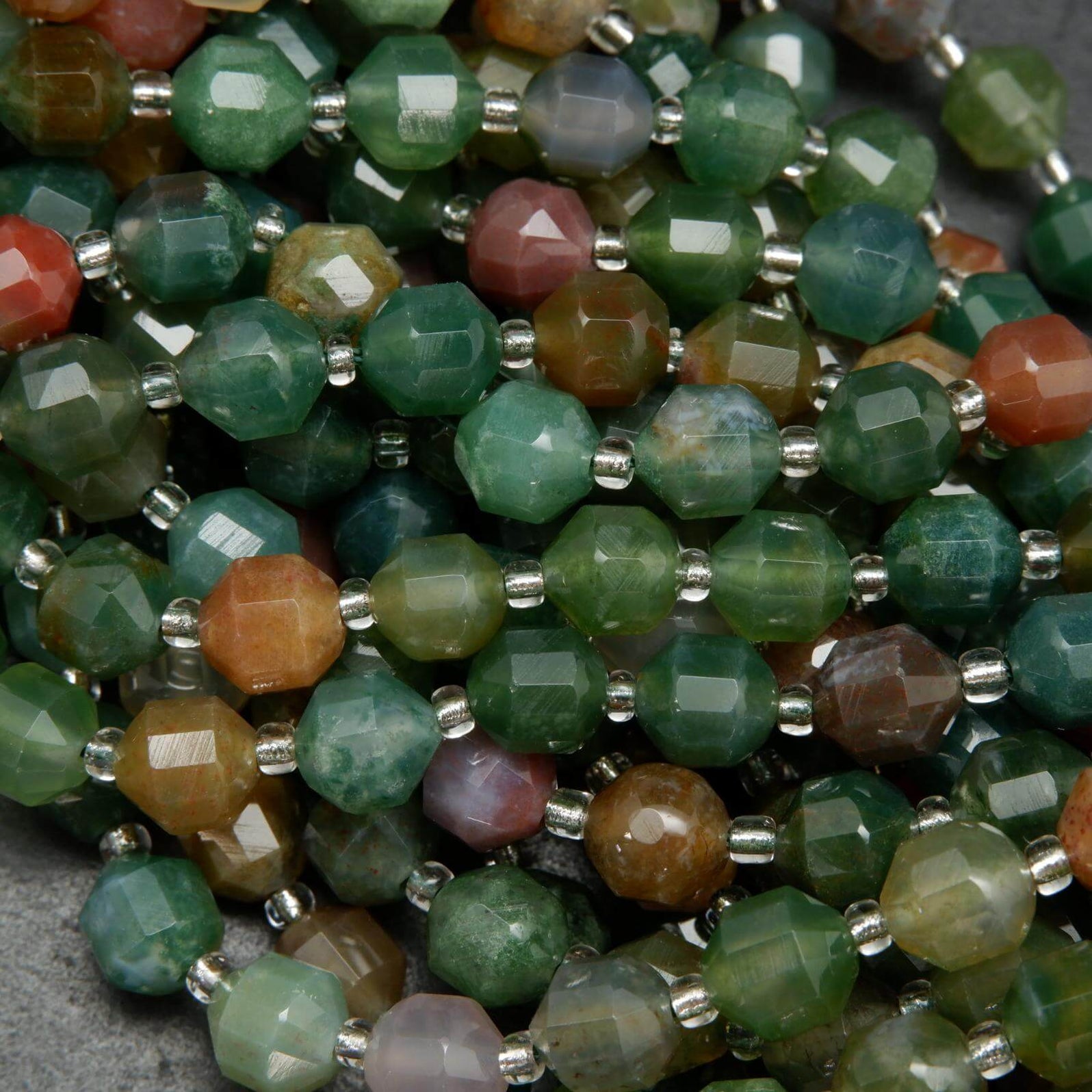 Faceted Beads - Natural Gemstone Beads for Jewelry Making | Tejas Beads