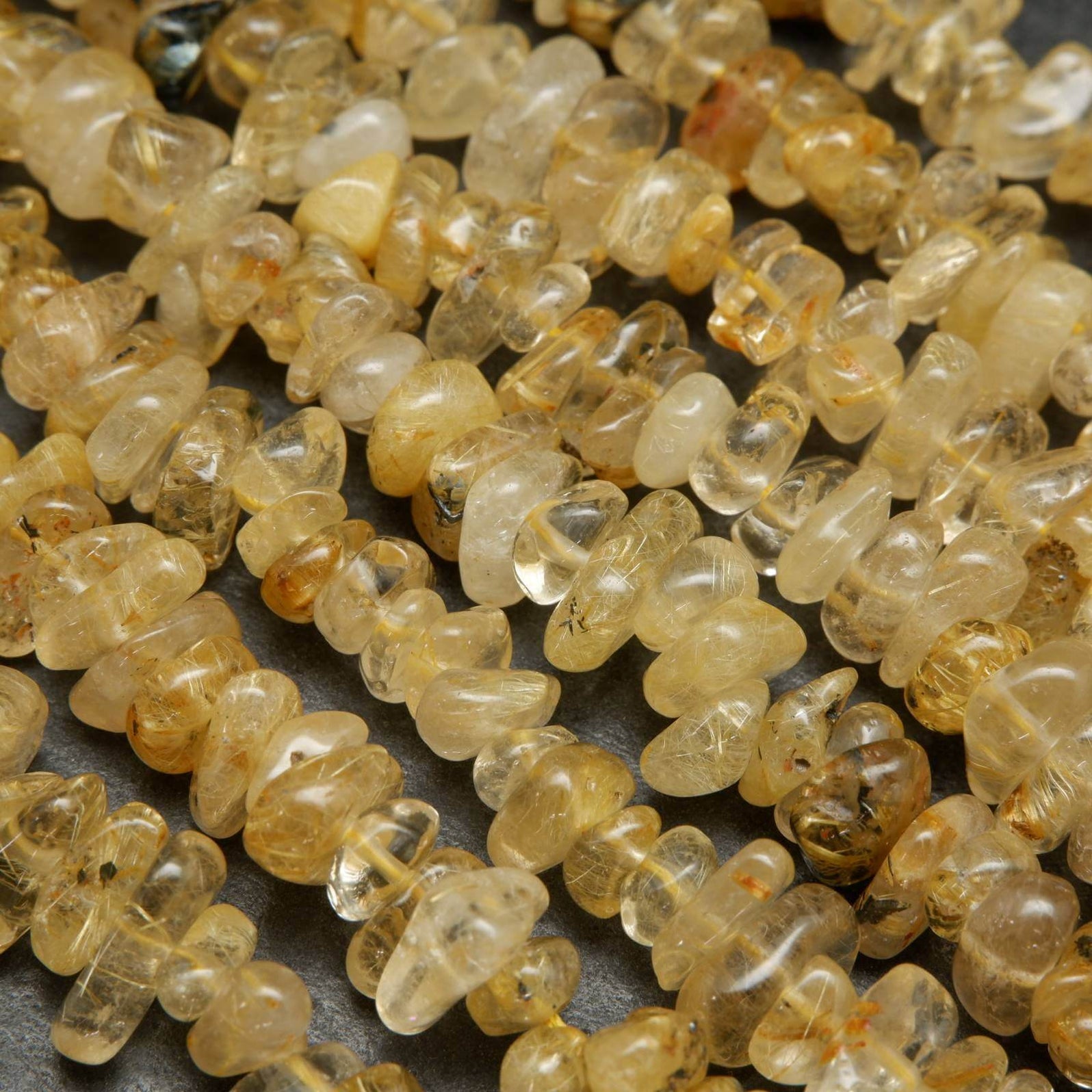 Gold Color Beads | Natural Gemstone Beads– Tejas Beads