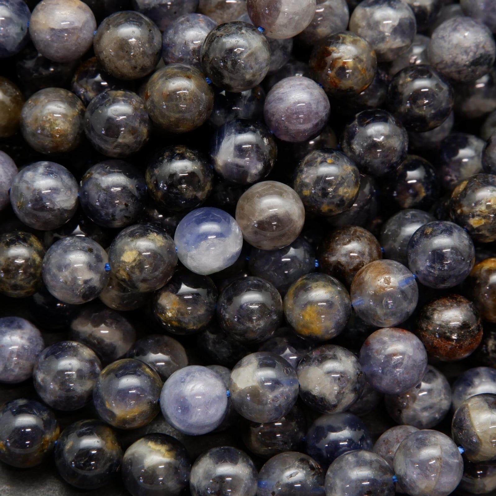 Gorgeous Iolite Beads | Natural Gemstone Beads– Tejas Beads