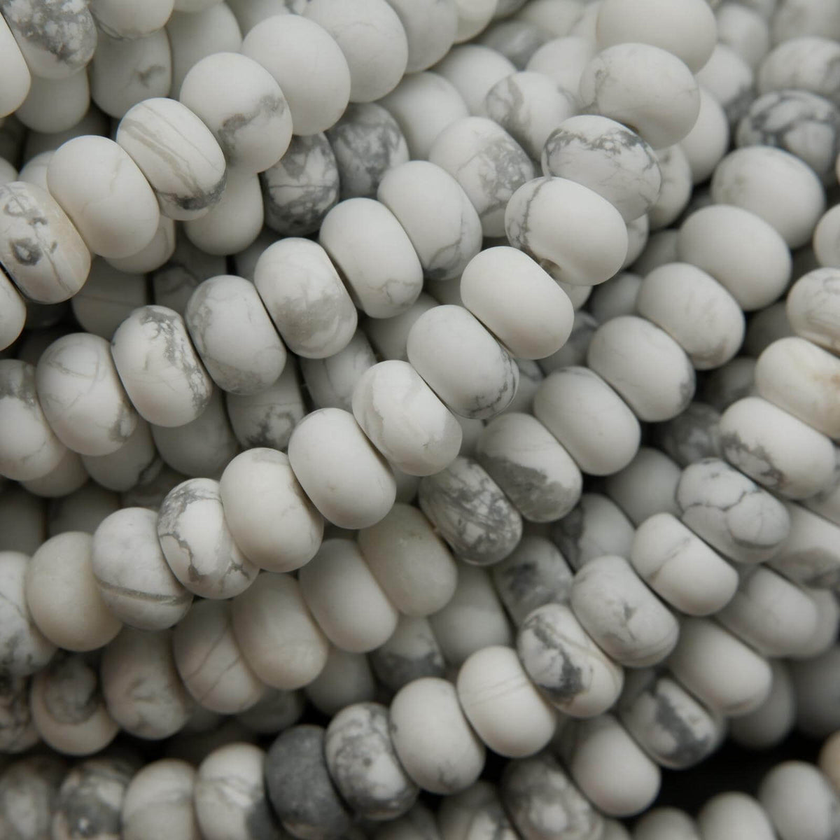 White Howlite Beads | Natural Gemstone Beads– Tejas Beads